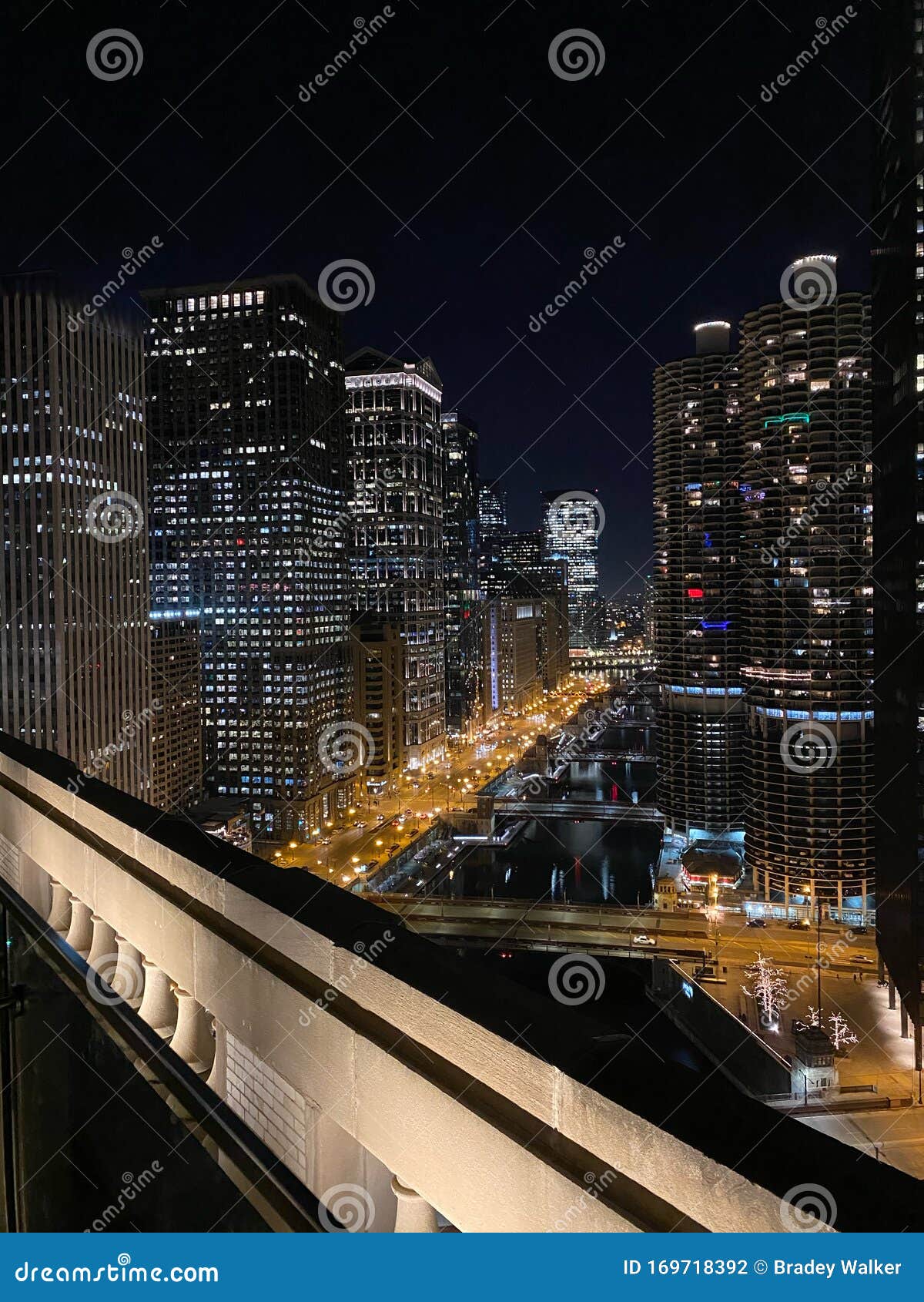 Chicago Skyline stock photo. Image of city, rooftop - 169718392