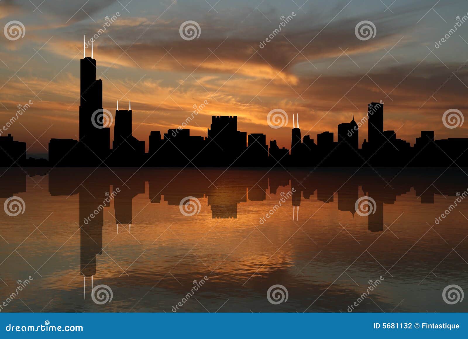 Chicago Sunset In 1830s: A Pixel Art Illustration Royalty-Free Cartoon ...