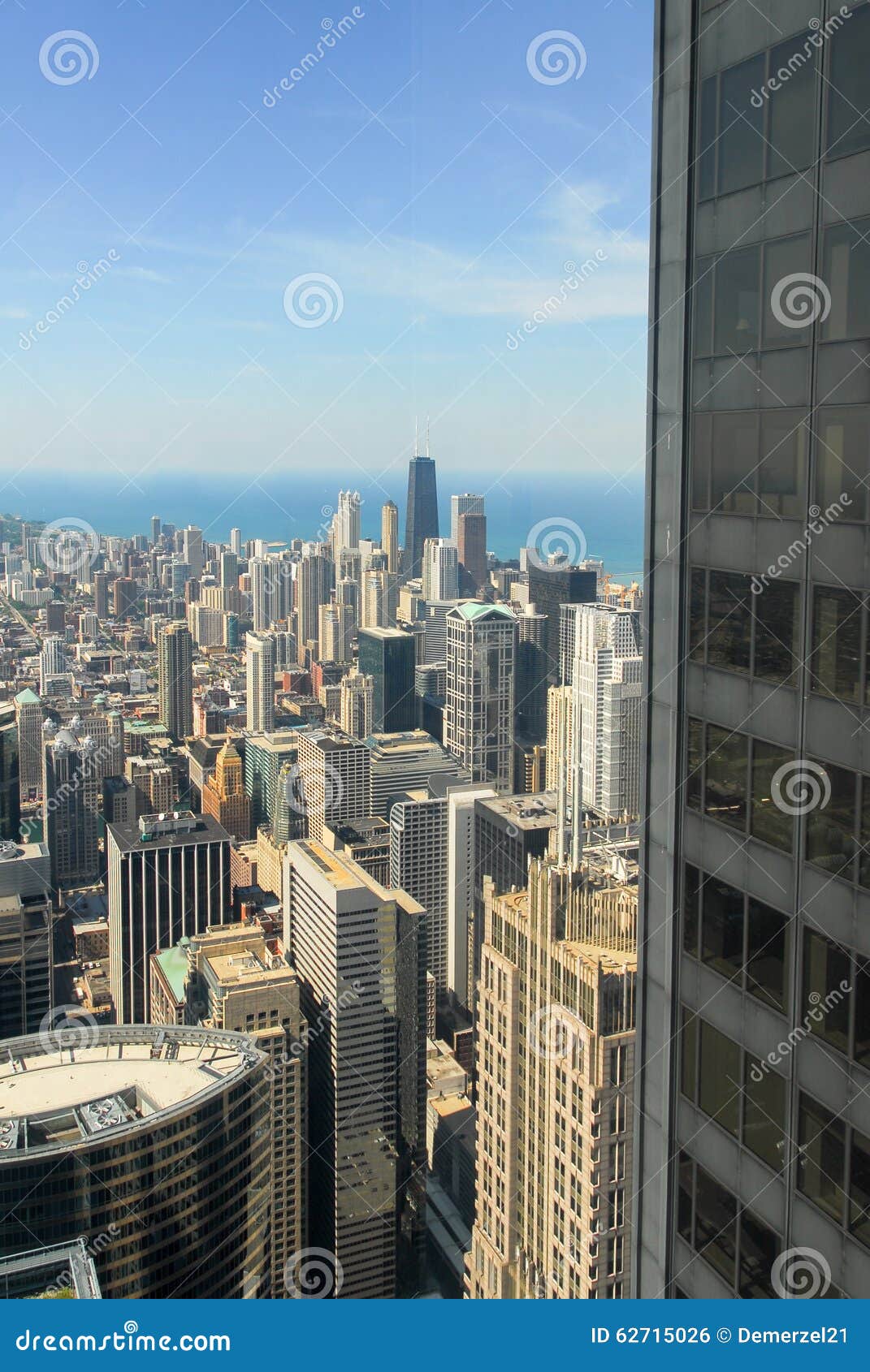 Chicago Skyline View stock photo. Image of illinois, real - 62715026