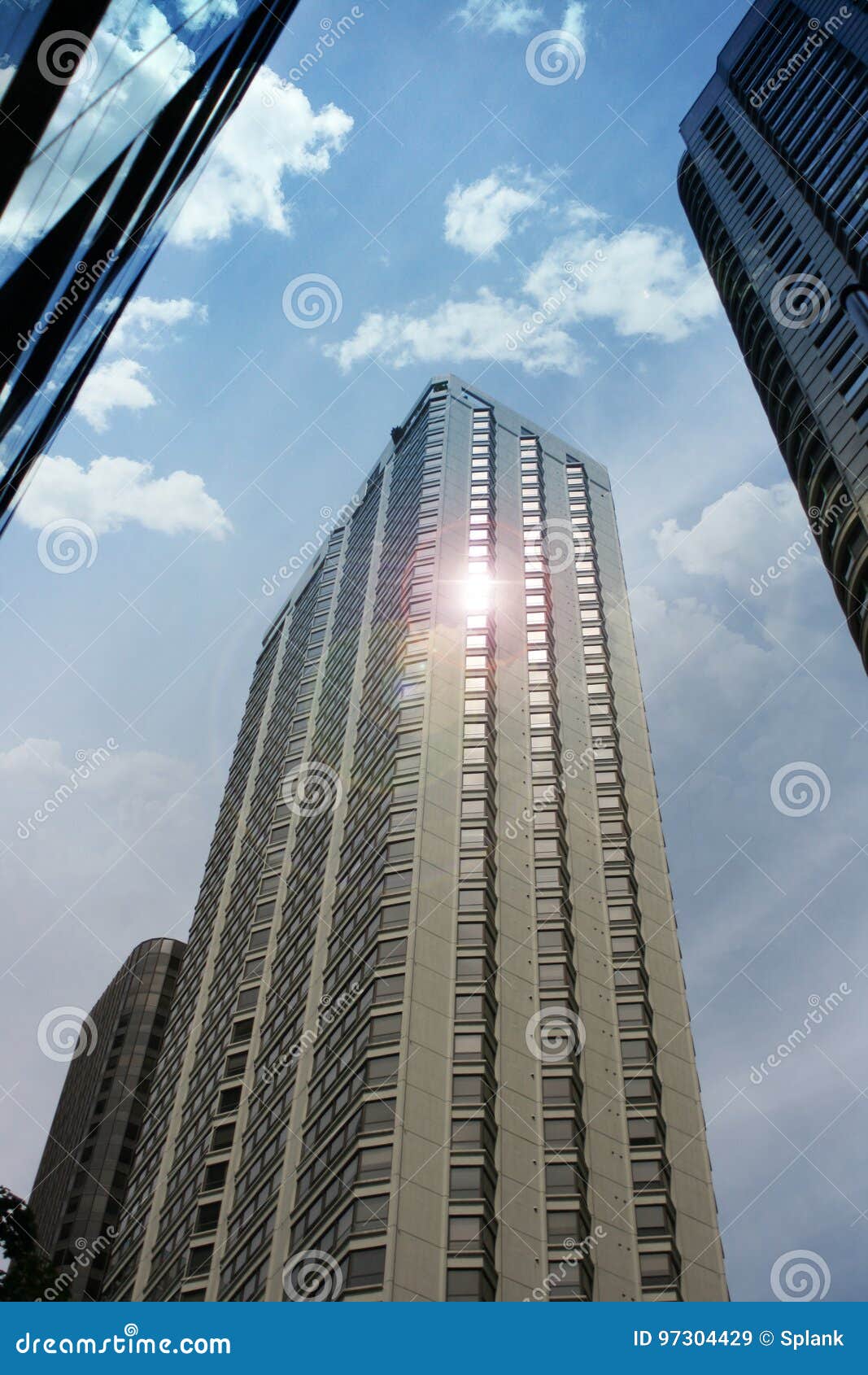 Chicago Skyscrapers stock image. Image of business, light - 97304429