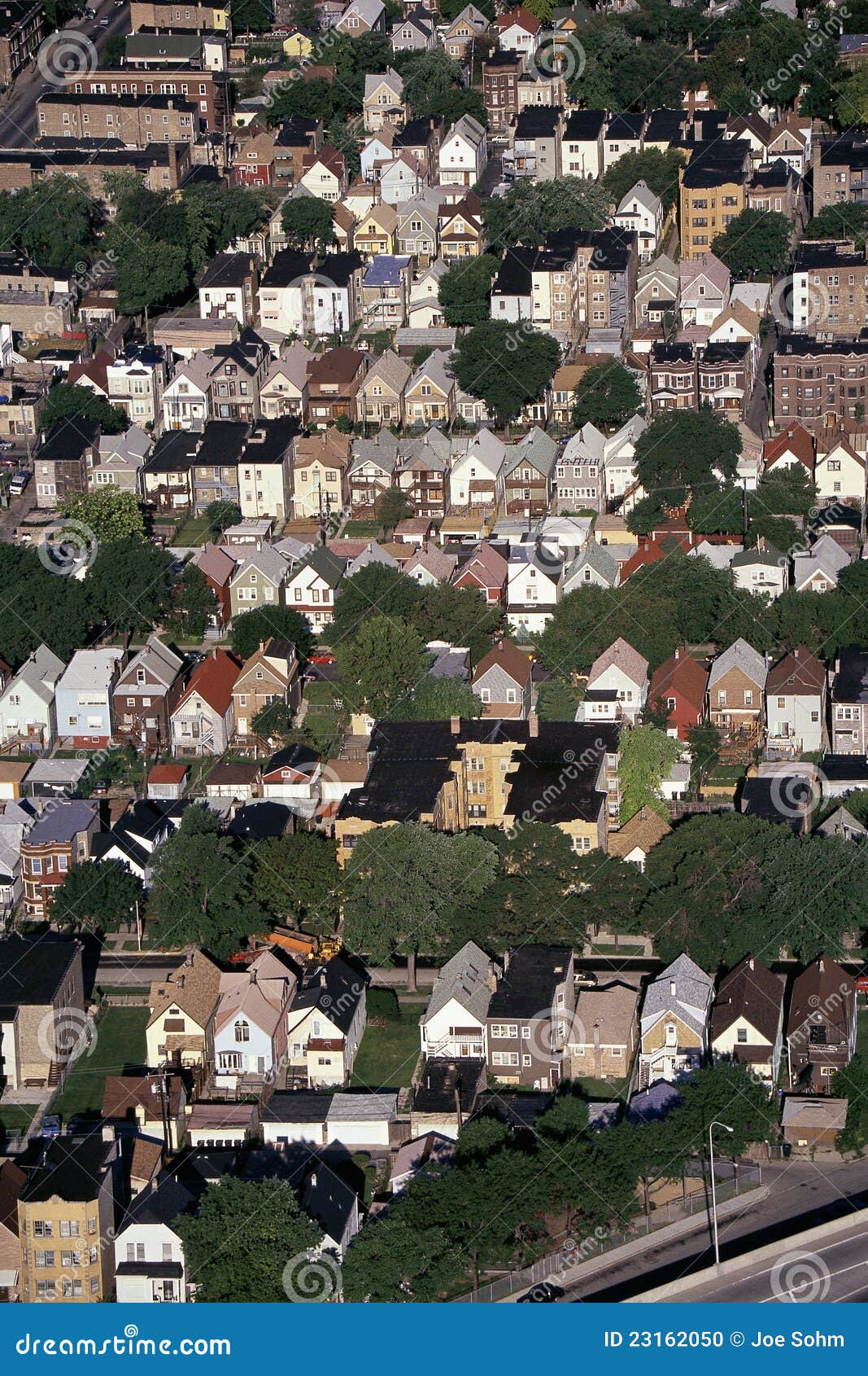 Chicago suburbs stock photo. Image of aerial, chicago - 23162050