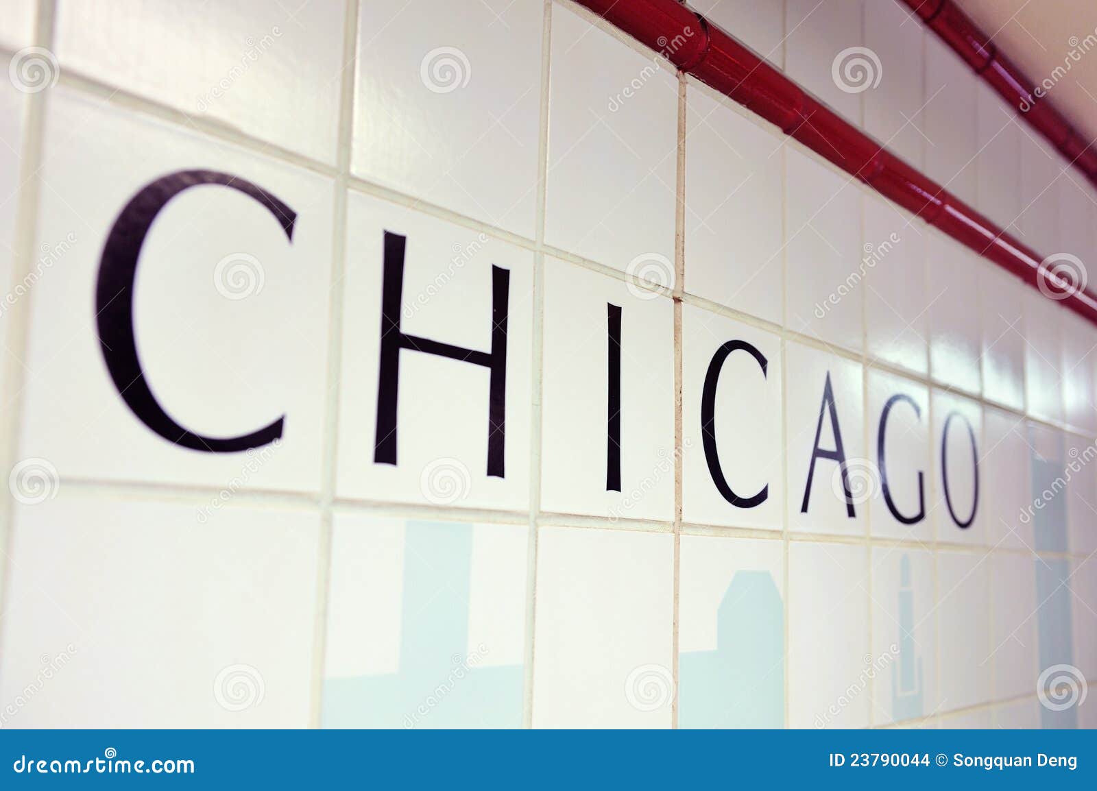 Chicago Subway Station stock photo. Image of illinois - 23790044