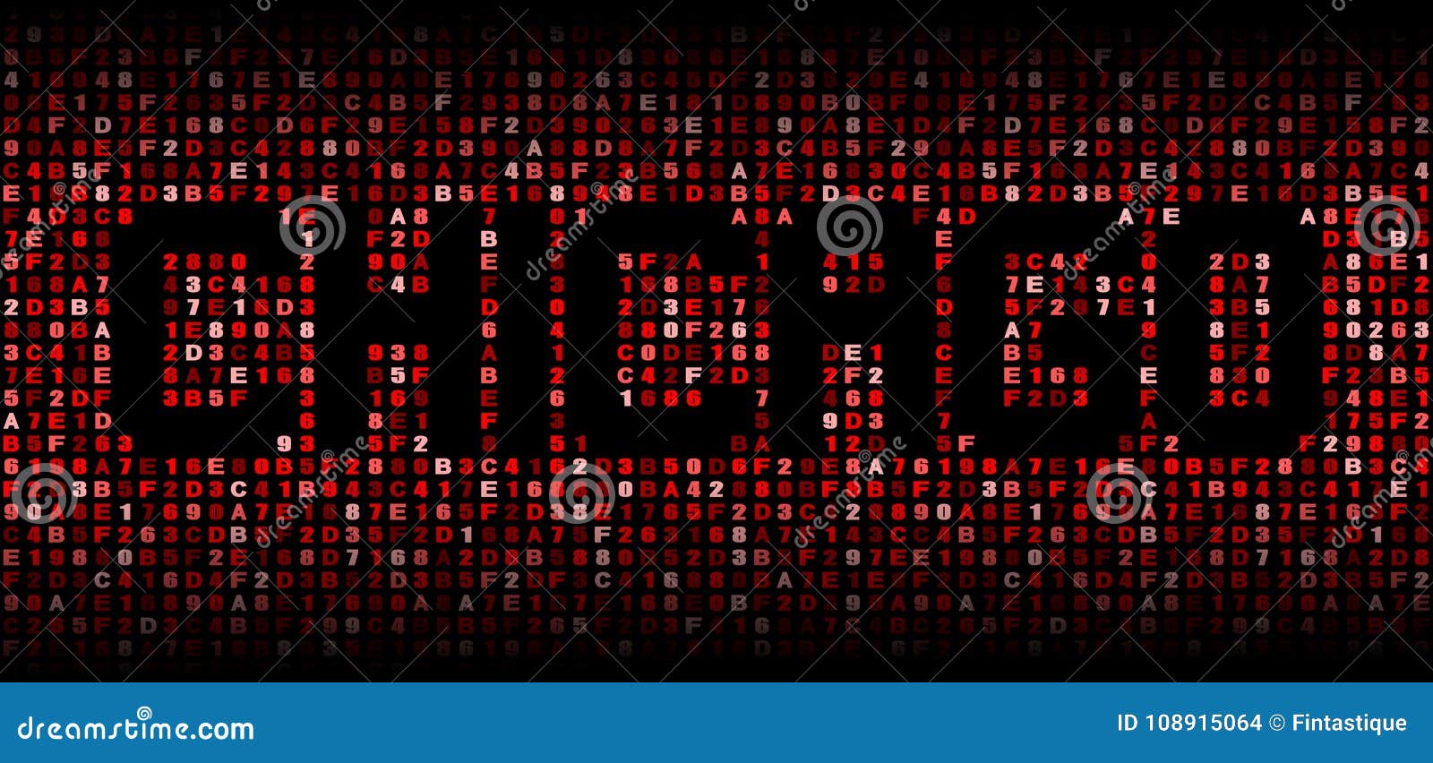 Chicago Text on Hex Code Illustration Stock Illustration - Illustration ...