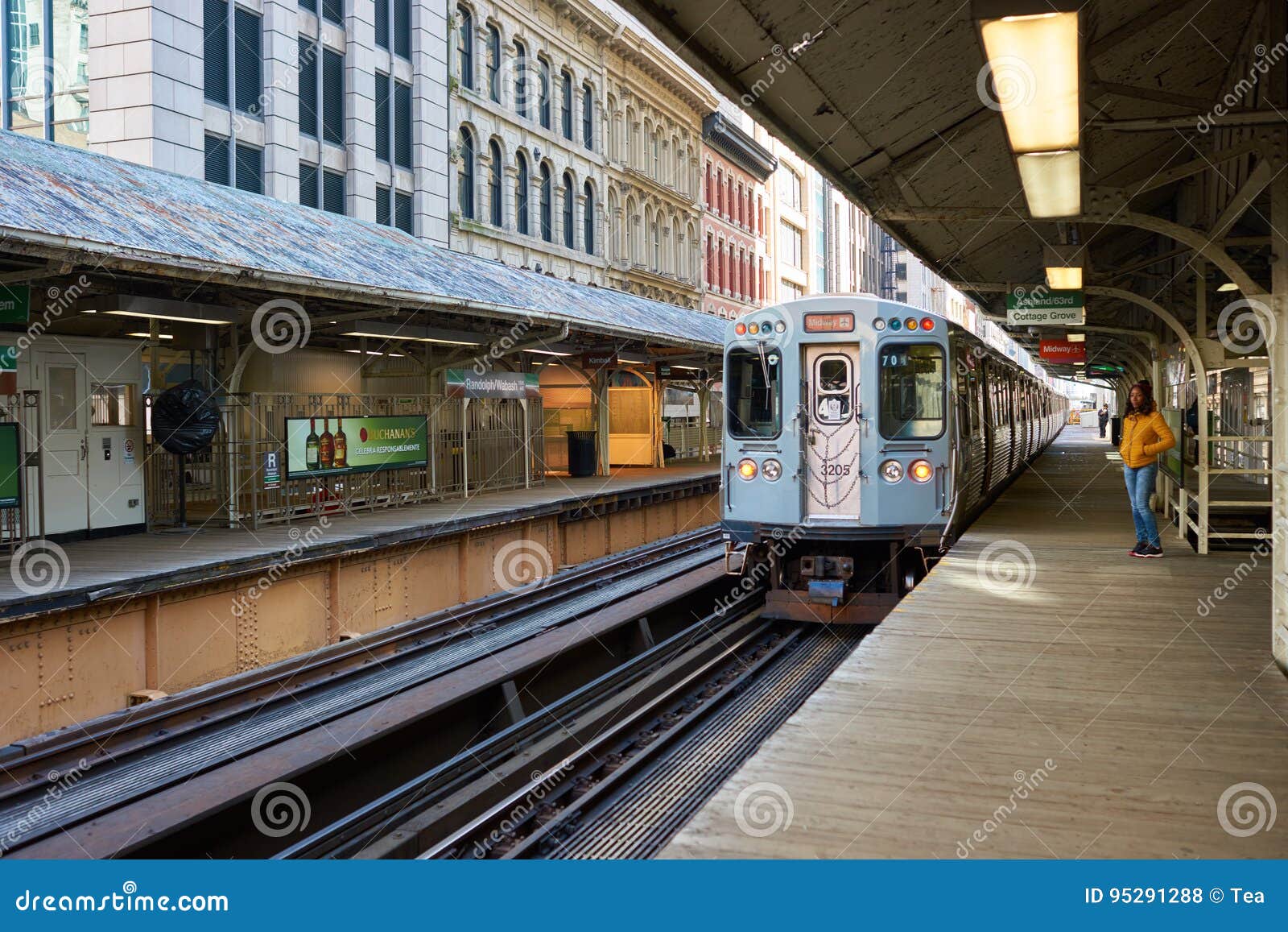 Chicago Transit Authority editorial stock photo. Image of chicago ...