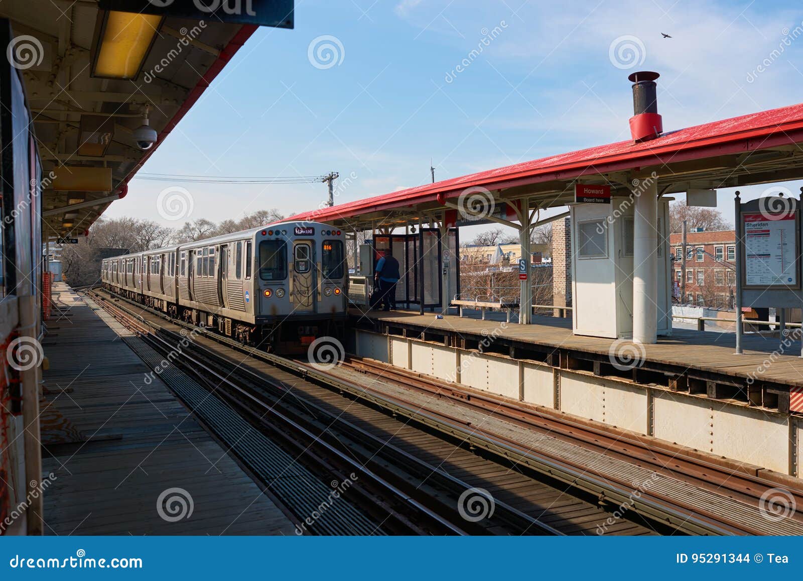Chicago Transit Authority editorial stock image. Image of ...