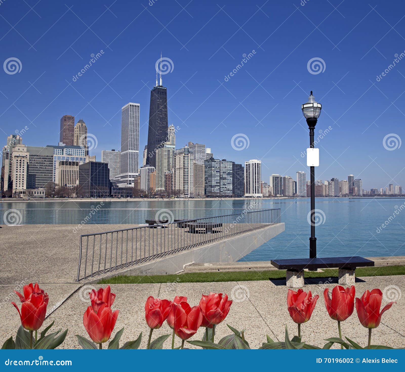 Chicago view stock photo. Image of rise, skyline, building - 70196002