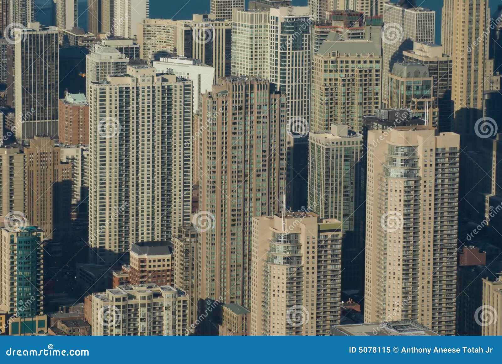 Chicago Winter (Ariel View) Stock Image - Image of harbor, tourism: 5078115