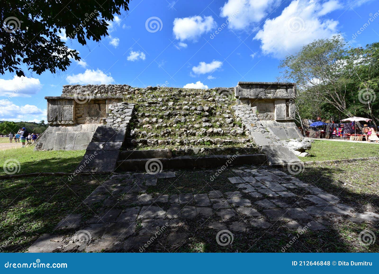 Architectural Details at ChichenItza Archaeological Complex-Yucatan ...