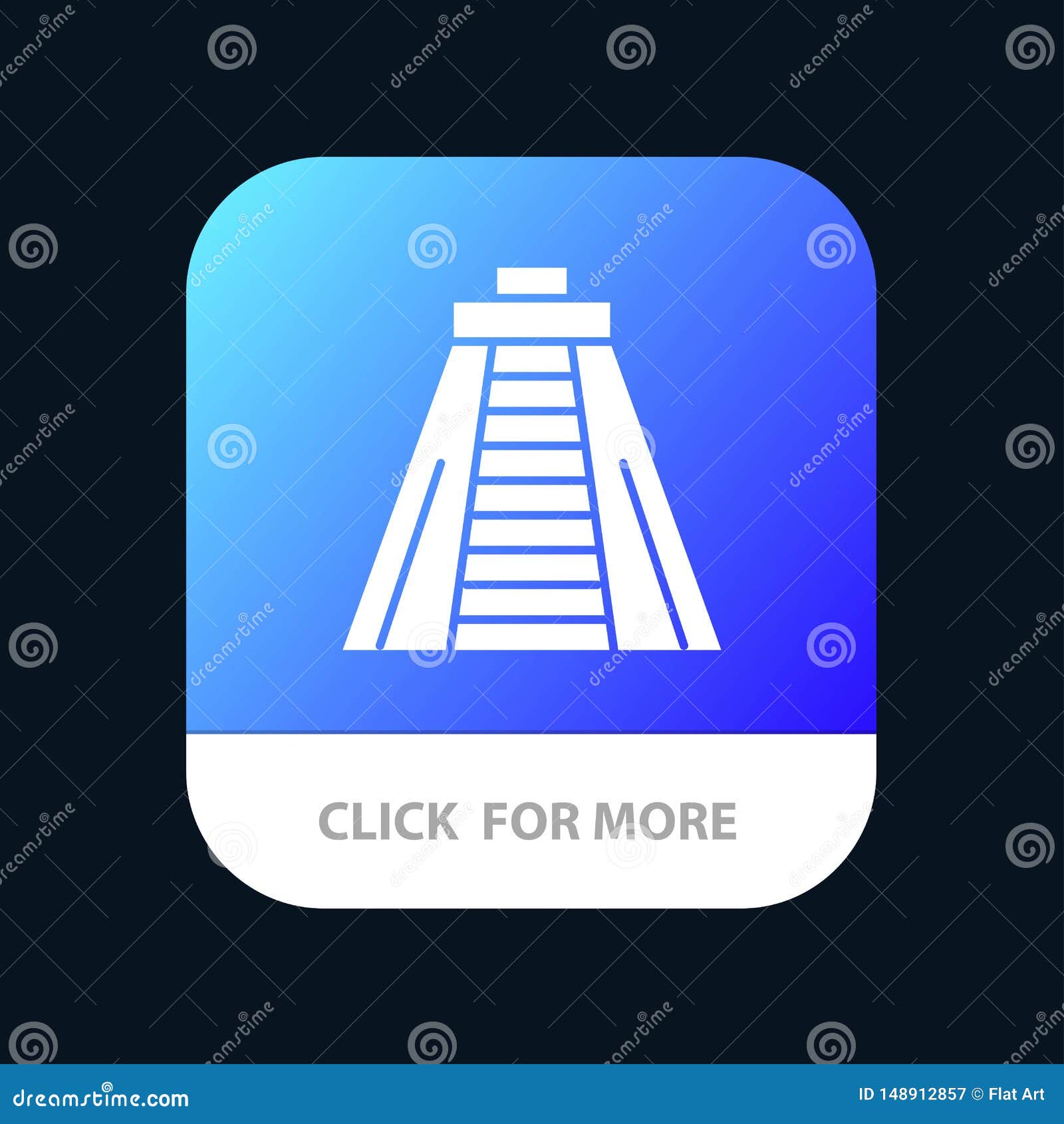 Chichen Itza, Landmark, Monument Mobile App Icon Design Stock Vector ... Chichen Itza, Landmark, Monument Mobile App Icon Design Stock Vector ...