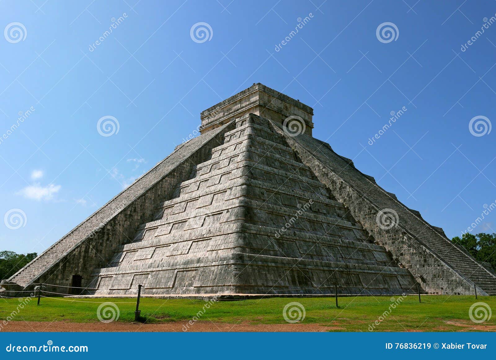 Chichen Itza, MEXICO. stock image. Image of pyramid, temple - 76836219