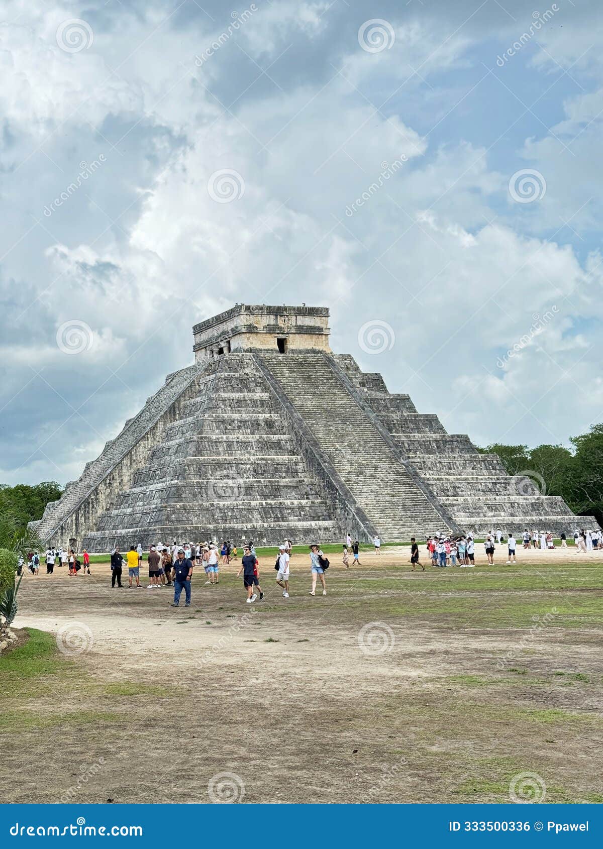 Chichen Itza Pyramid Mexico Stock Photo - Image of itza, vacation ...