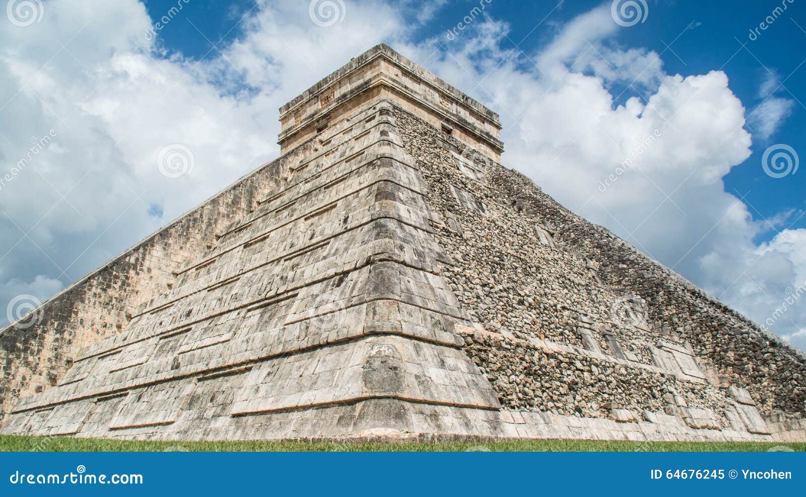 Ancient pyramid stock image. Image of pyramid, architecture - 64676245