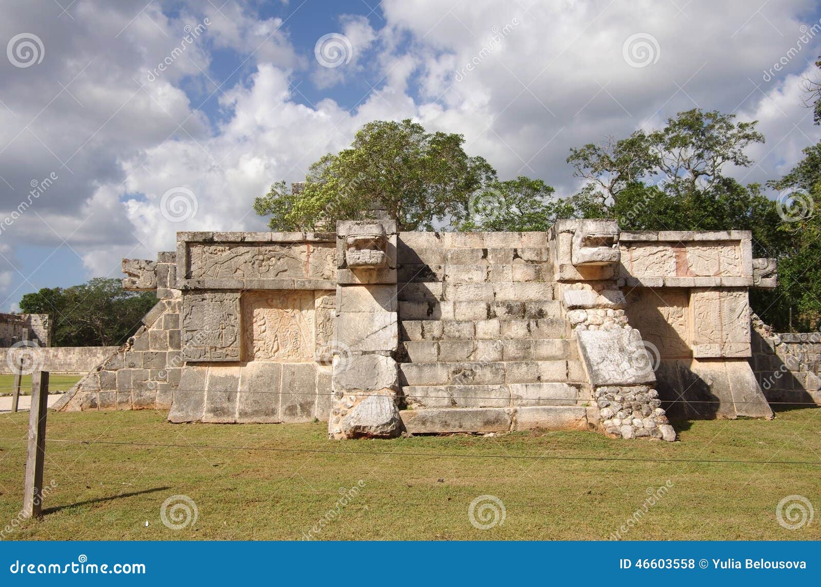 Chichen Itza stock photo. Image of landmark, figure, religion - 46603558
