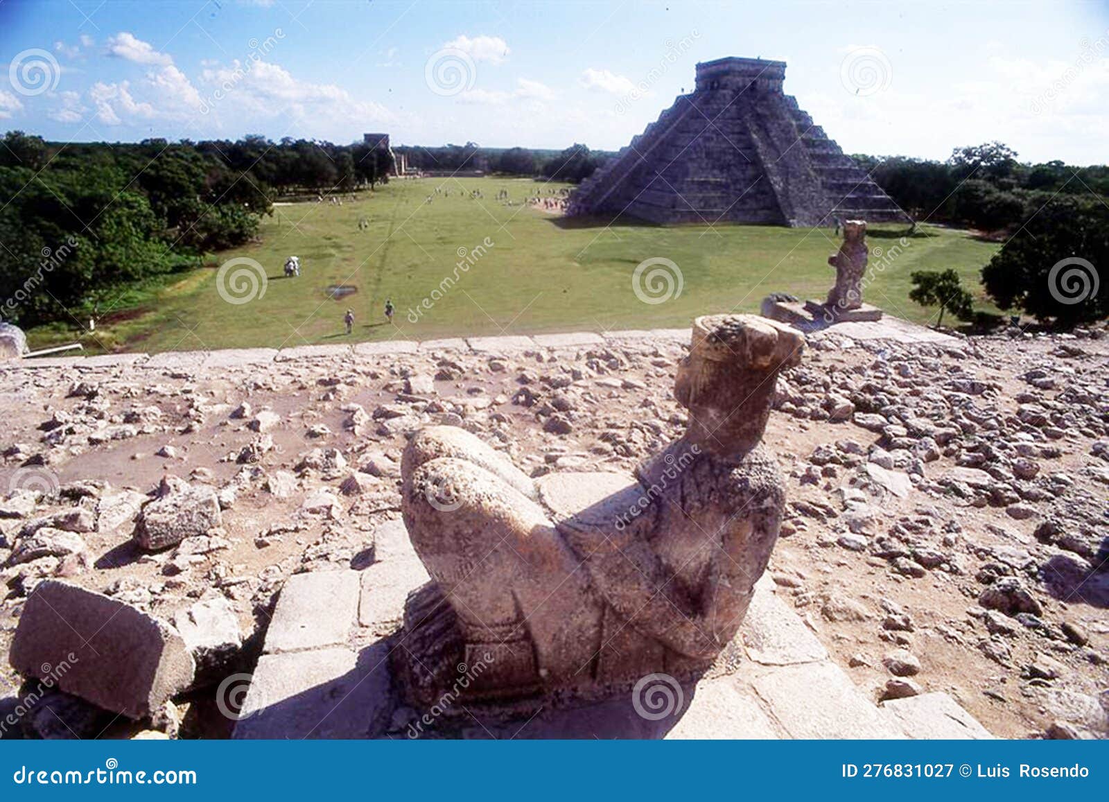 Chichen Itza, Yucatan, Mexico. Kukulkan Temple Stock Image - Image of ...