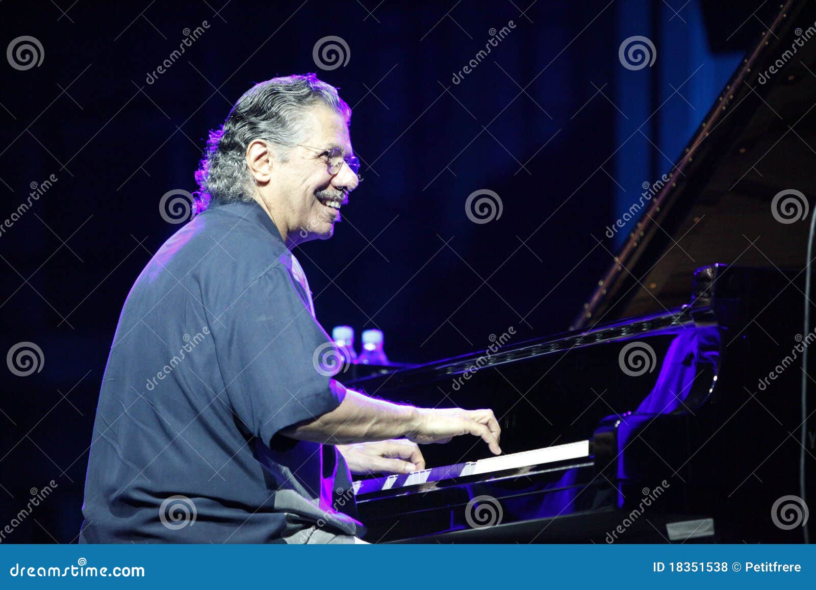 Chick Corea editorial stock photo. Image of band, night - 18351538