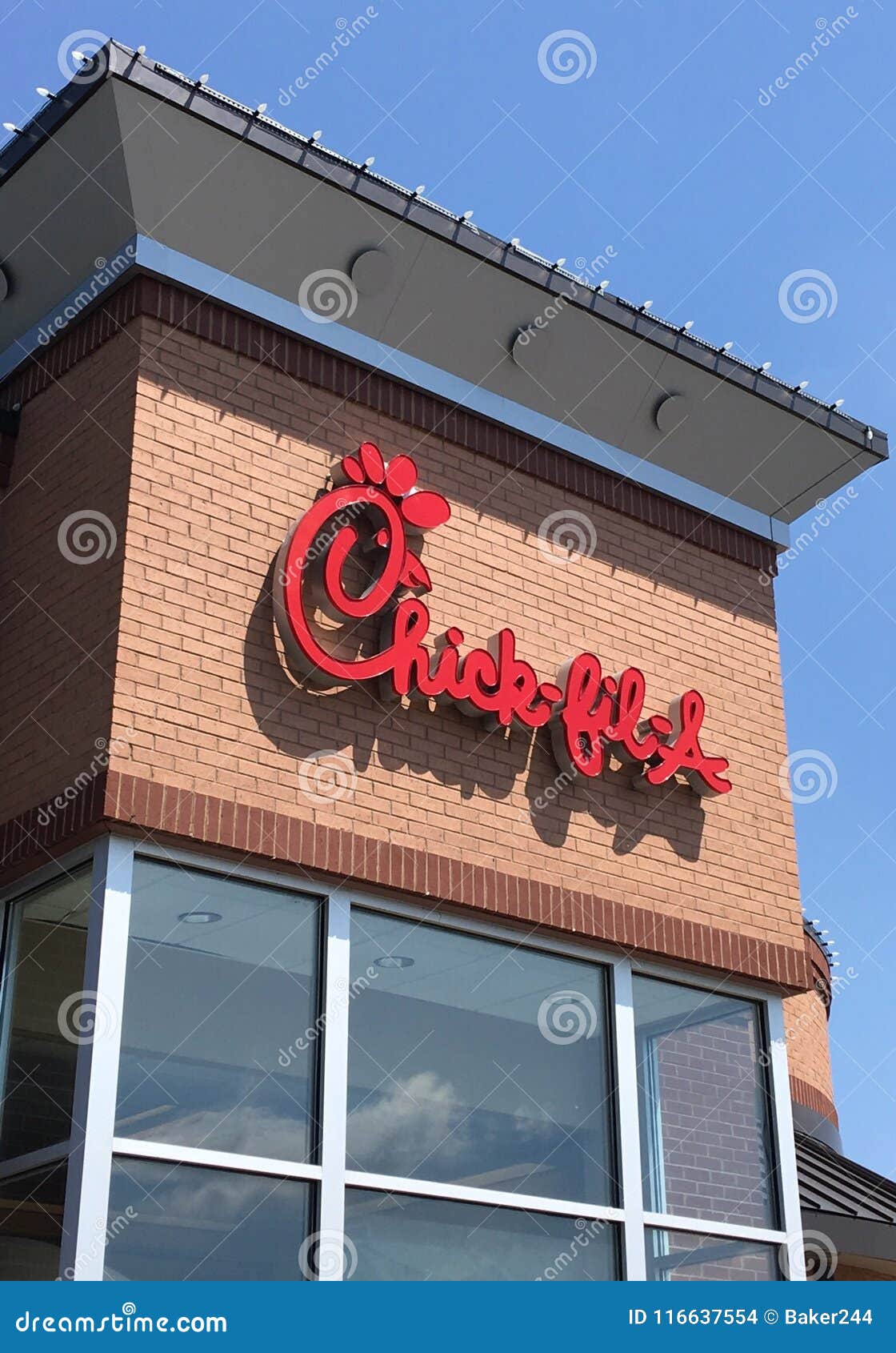 Chick fil a editorial stock image. Image of chicken - 116637554