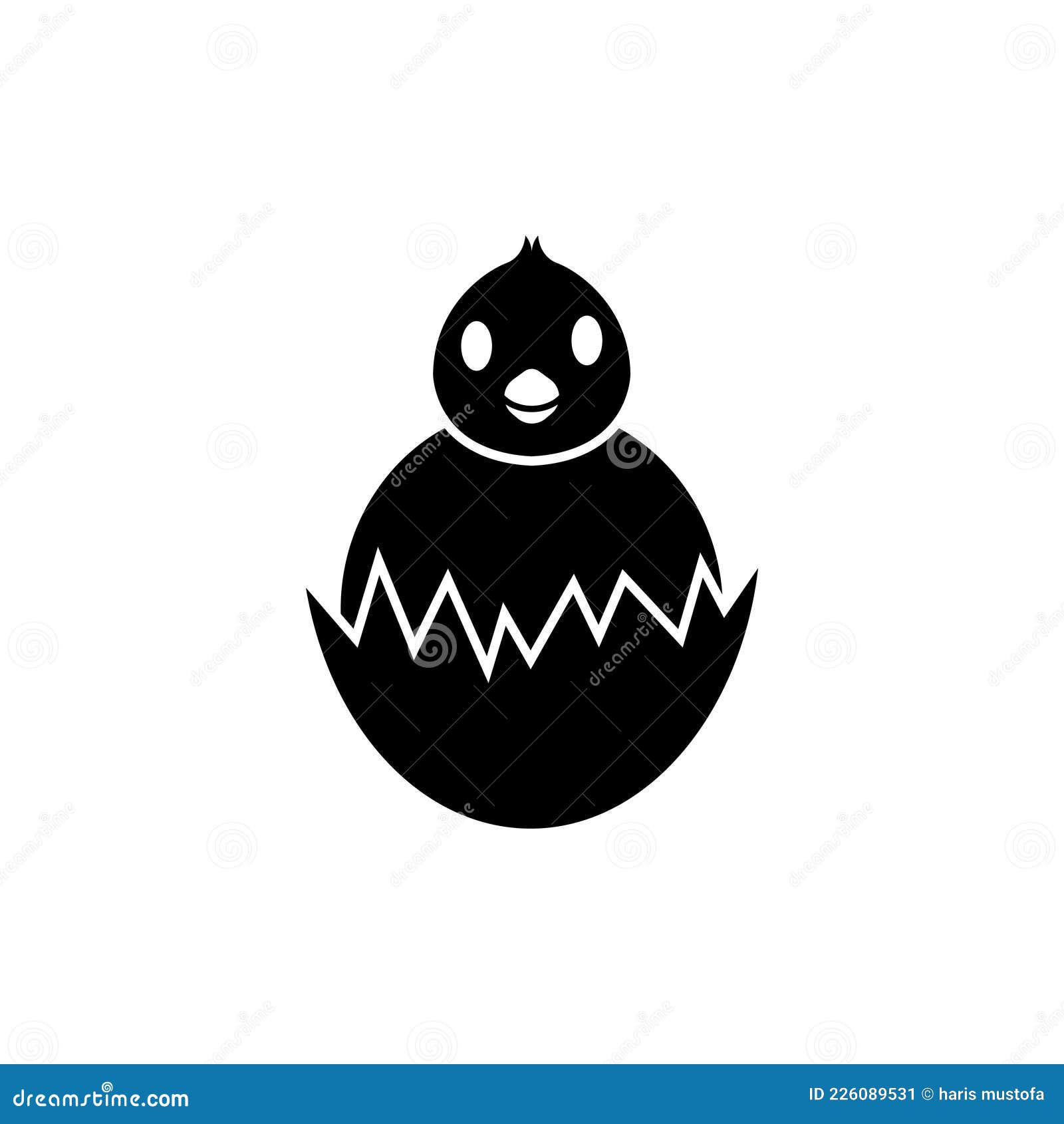 Chick Hatch Icon Design Template Vector Isolated Stock Vector ...