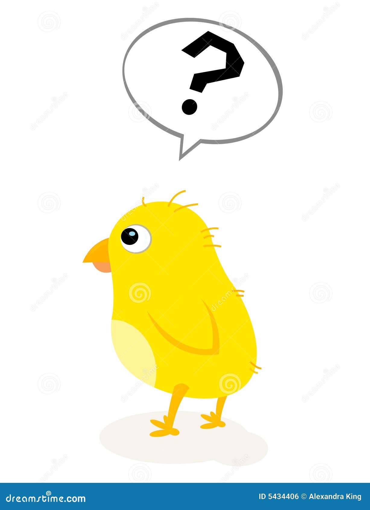 Chicken-2 stock illustration. Illustration of curious - 5434406