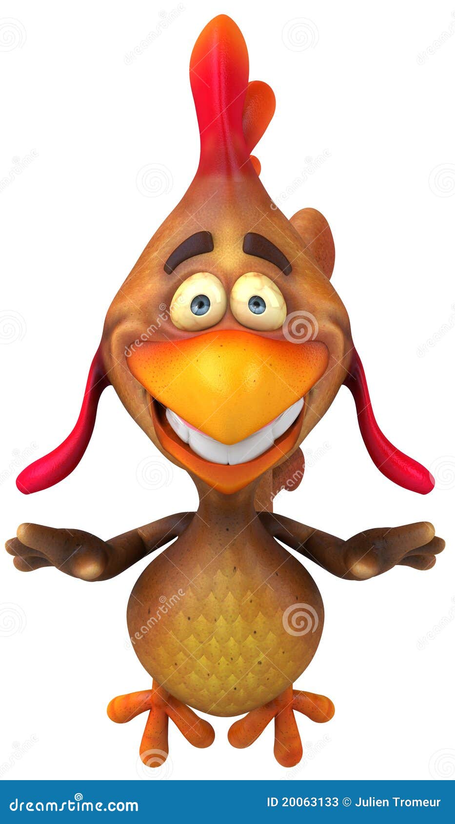 Chicken With Teeth Cartoon