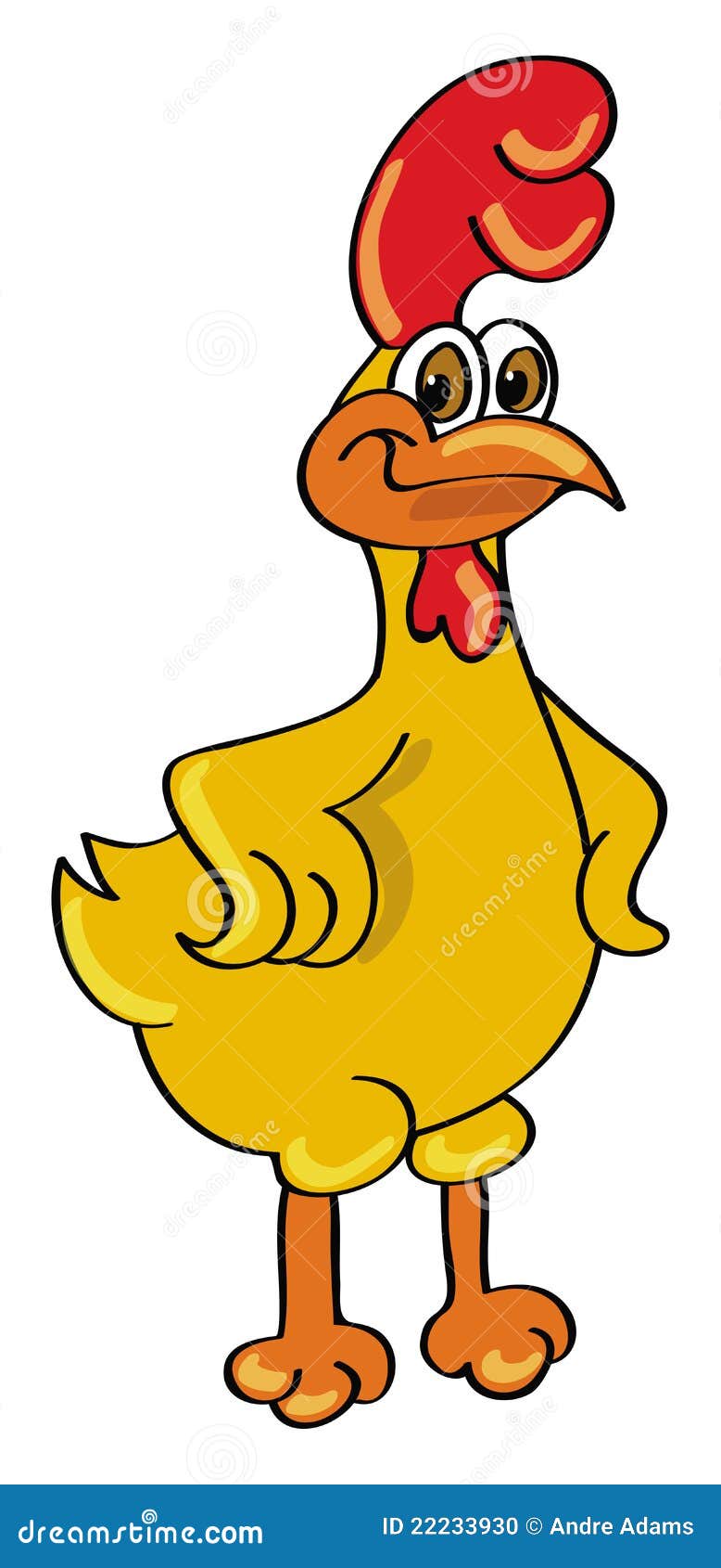 Chicken stock illustration. Illustration of chicken, character - 22233930