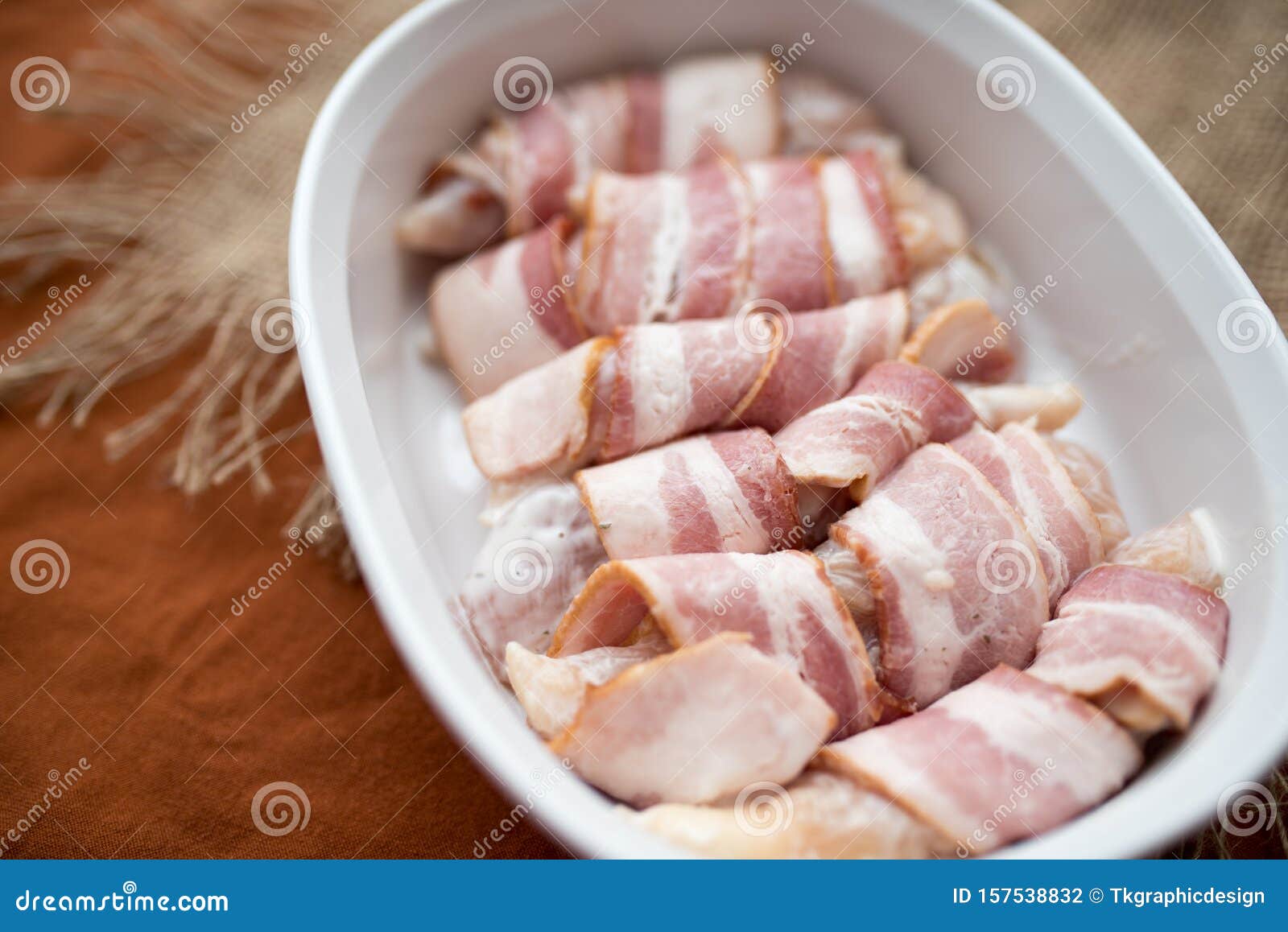 Chicken Bacon Dish with Ranch and Bbq Stock Photo - Image of appetizer ...