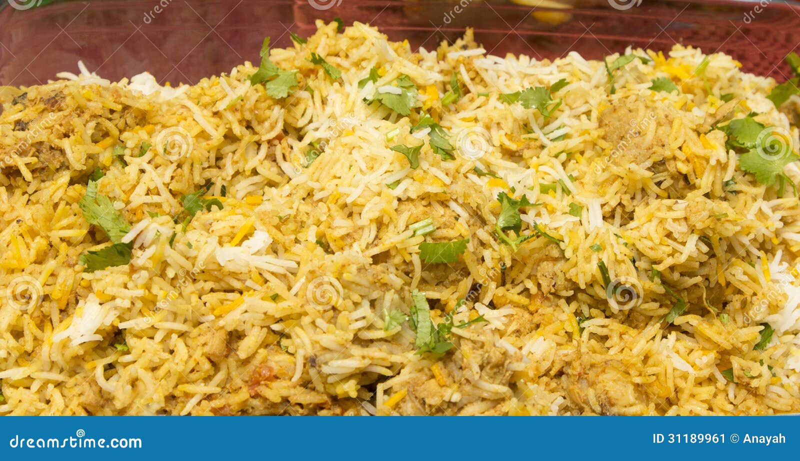 Chicken Biryani the Spicy Rice Stock Image - Image of spicy, rice: 31189961