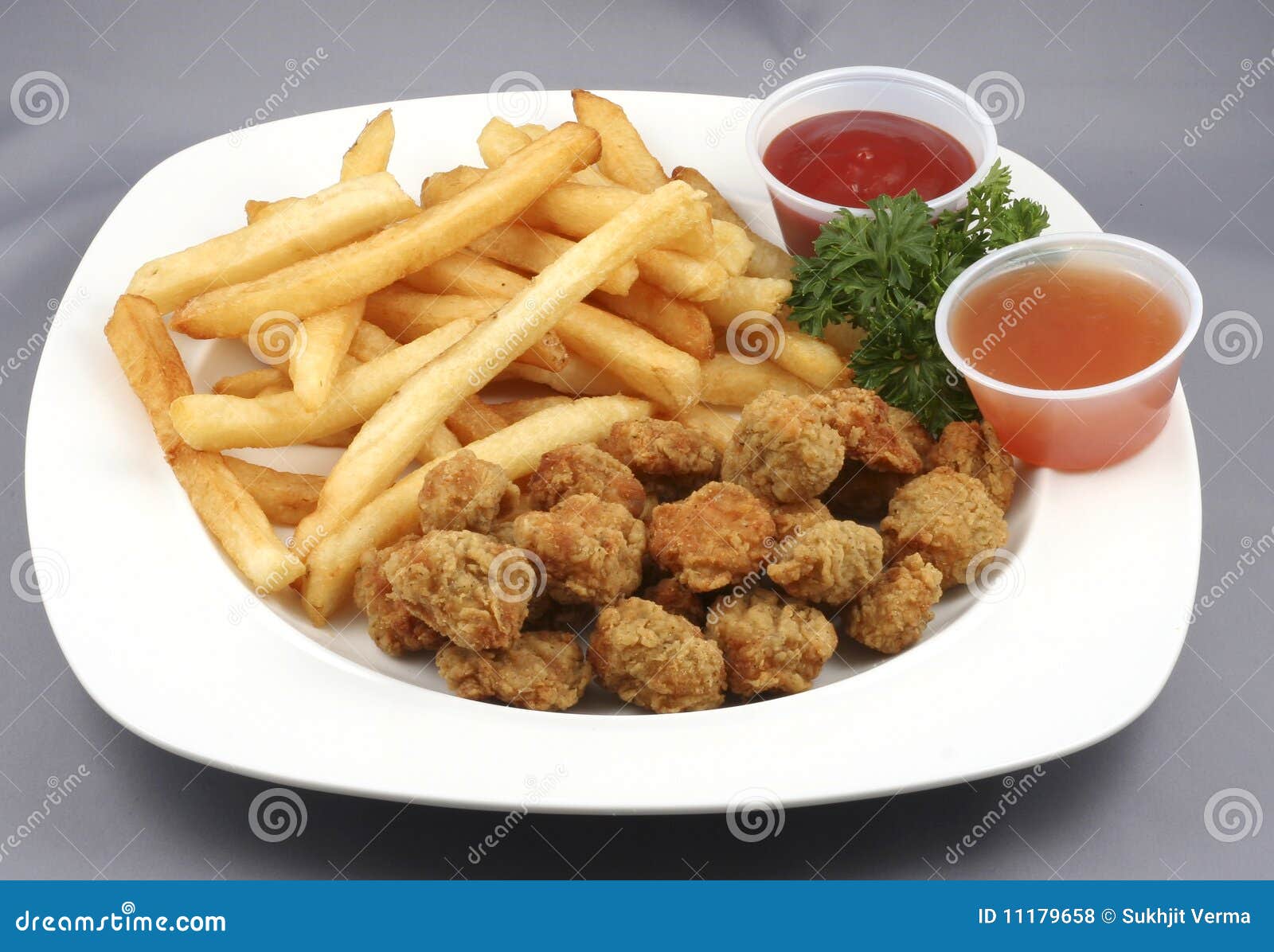 Chicken bites combo stock photo. Image of chicken, combo - 11179658