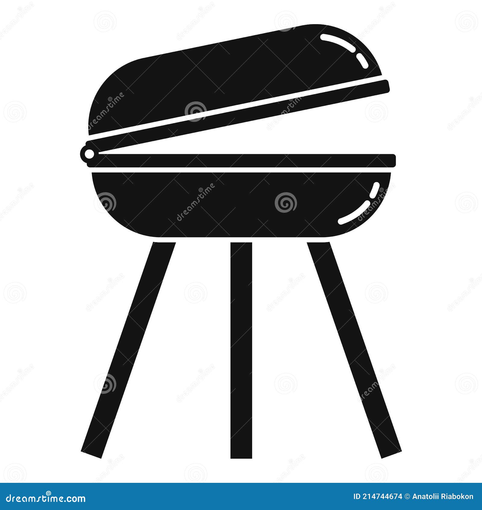 Chicken Brazier Icon, Simple Style Stock Vector - Illustration of ...