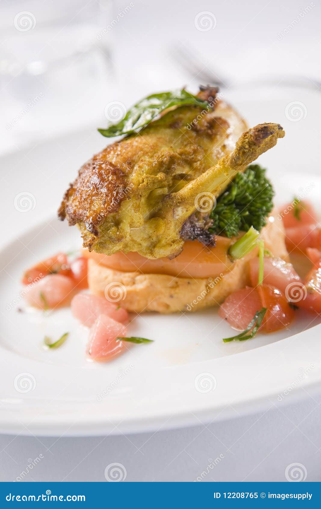 Chicken breast Mains stock image. Image of chicken, dish - 12208765
