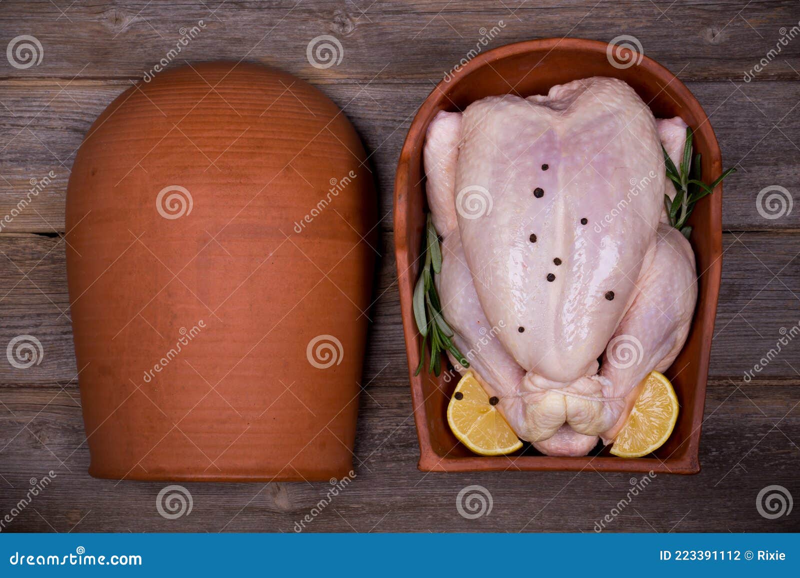 Chicken Brick for Roasting in a Traditional Terracotta Chicken Brick ...