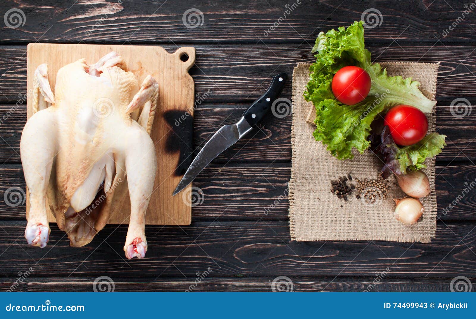 Chicken Carcass on Wood Desk Stock Image - Image of diet, nutrition ...