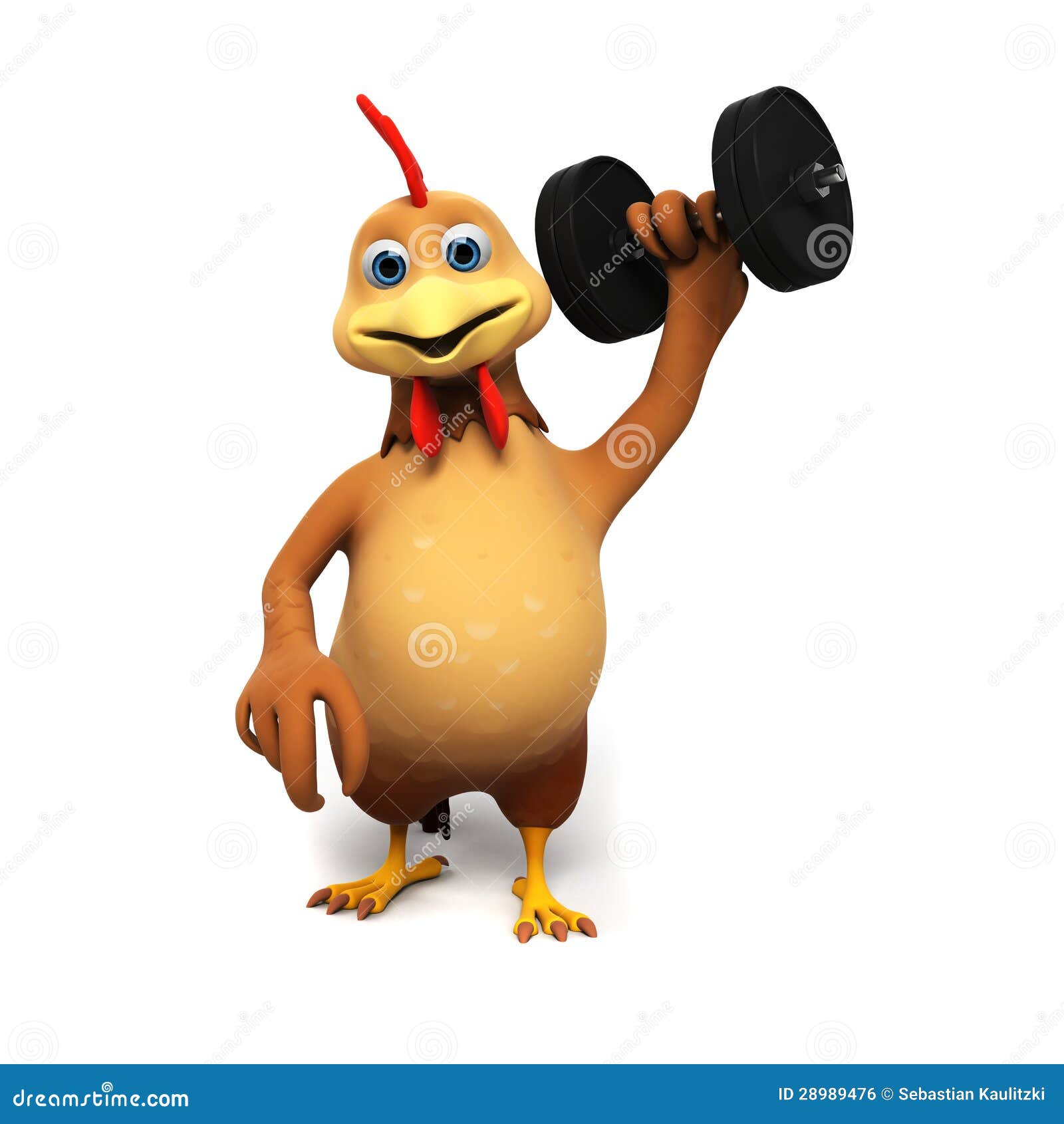 Chicken character stock illustration. Illustration of character - 28989476