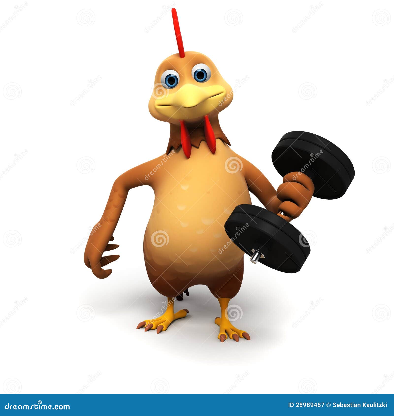 Chicken character stock illustration. Illustration of cartoon - 28989487
