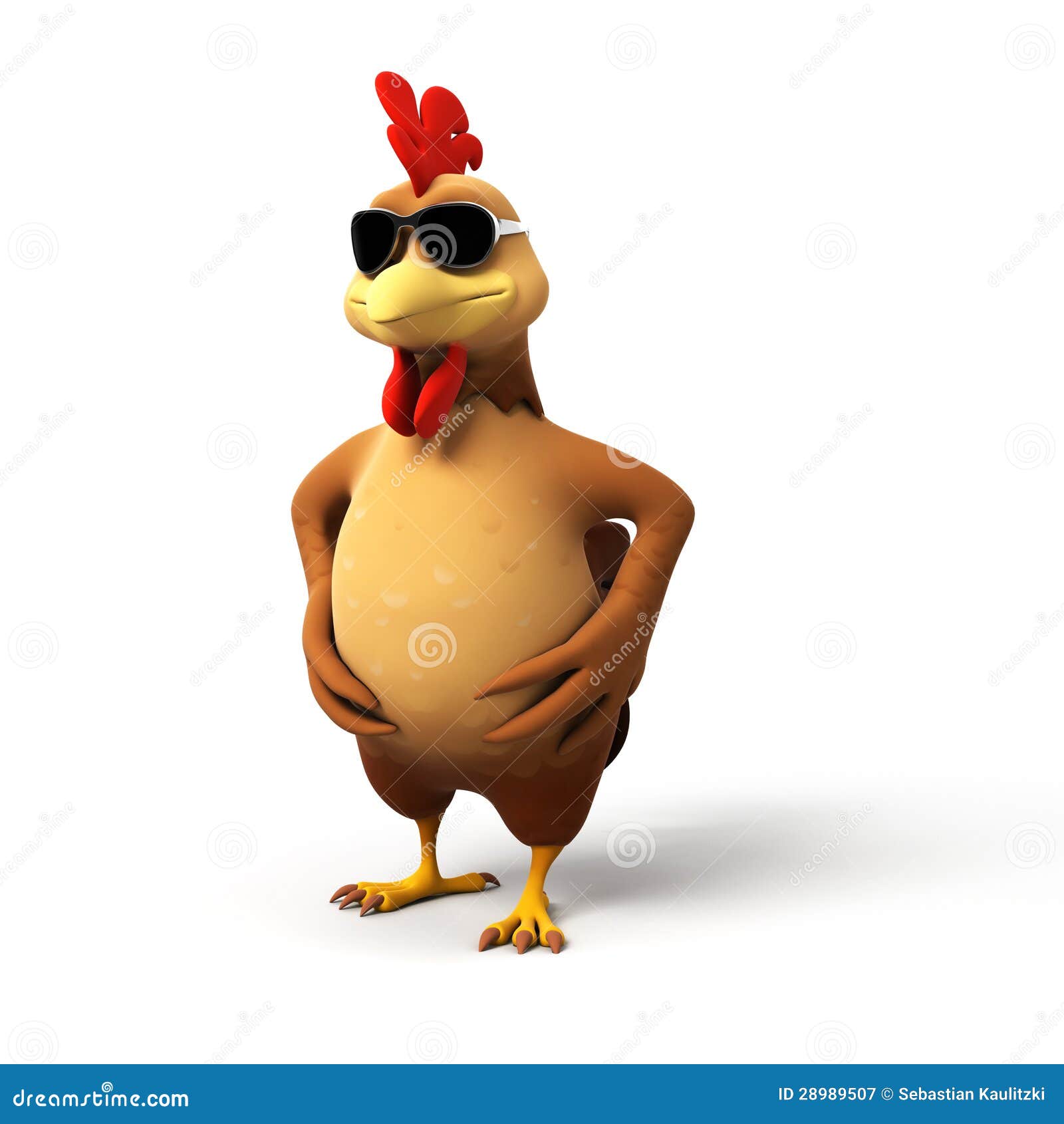 Chicken character stock illustration. Illustration of farm - 28989507