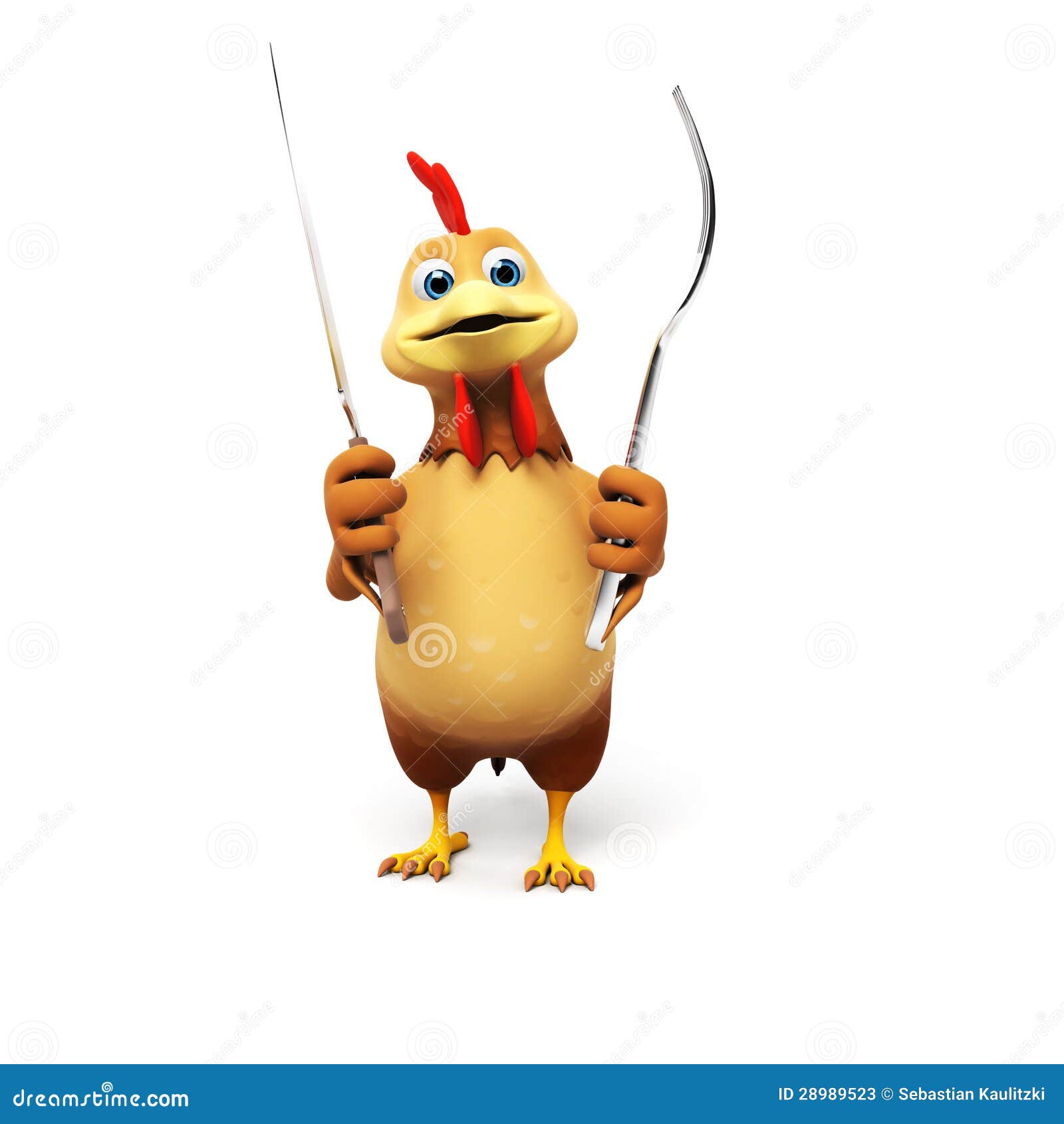 Chicken character stock illustration. Illustration of cute - 28989523
