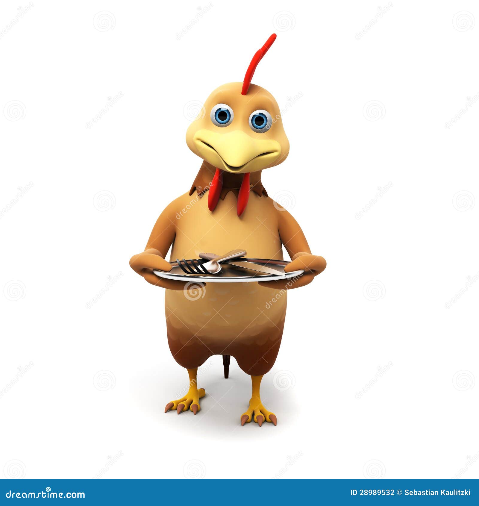 Chicken character stock illustration. Illustration of bird - 28989532