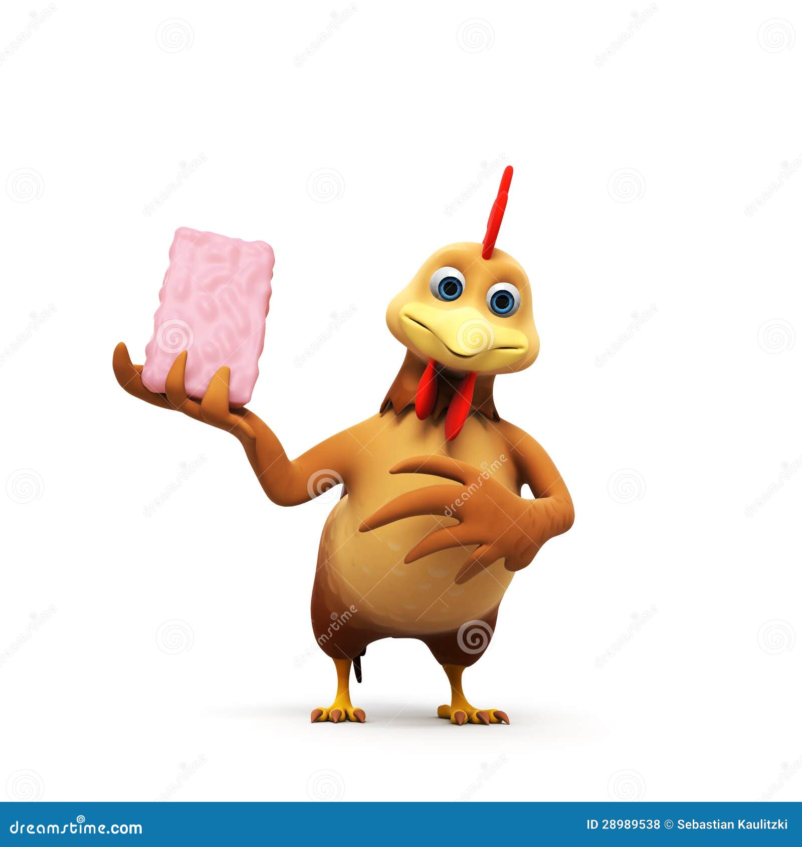 Chicken character stock illustration. Illustration of toon - 28989538