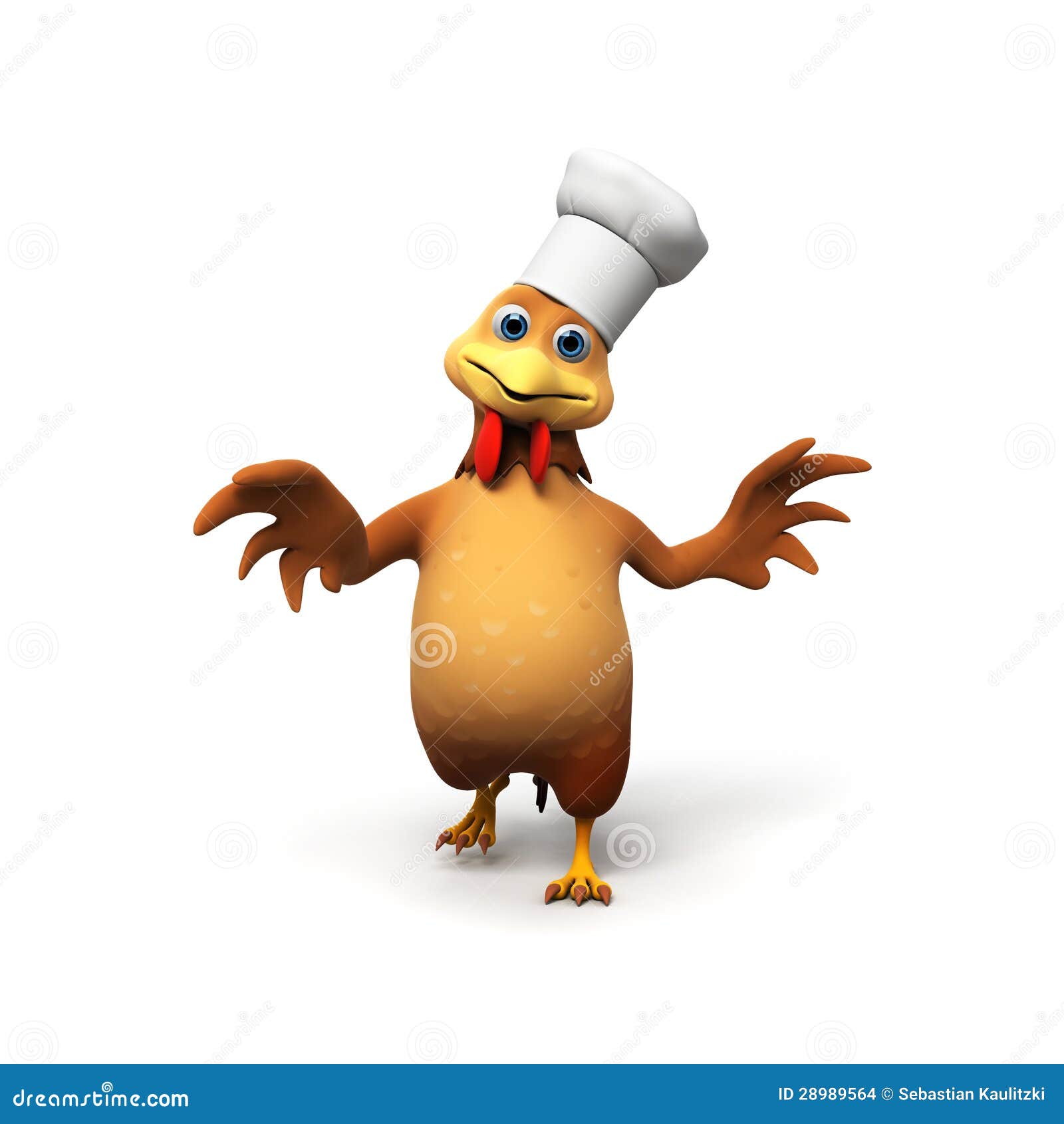 Chicken character stock illustration. Illustration of poultry - 28989564