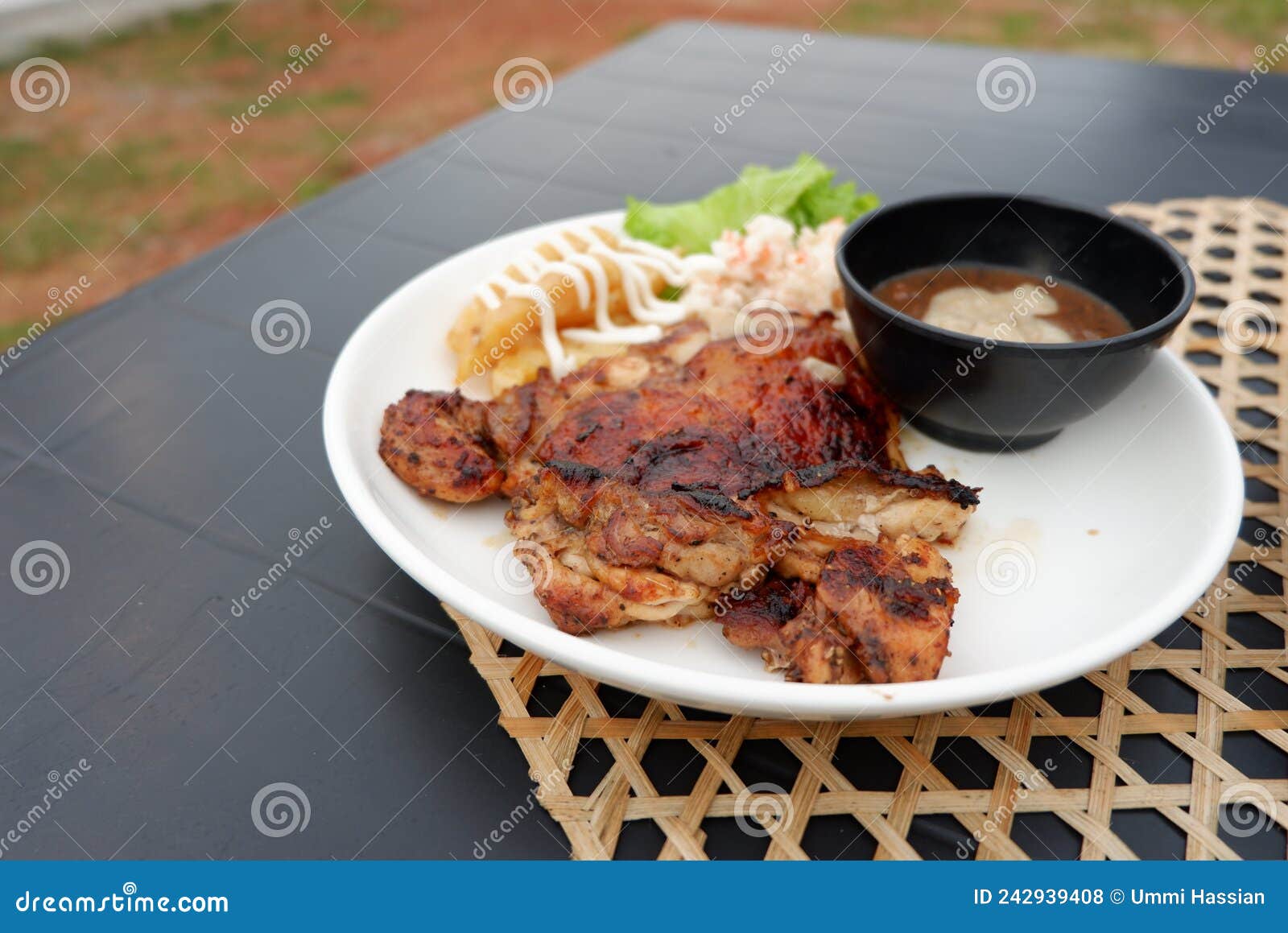 The chicken chop stock photo. Image of appetizer, flavorful - 242939408