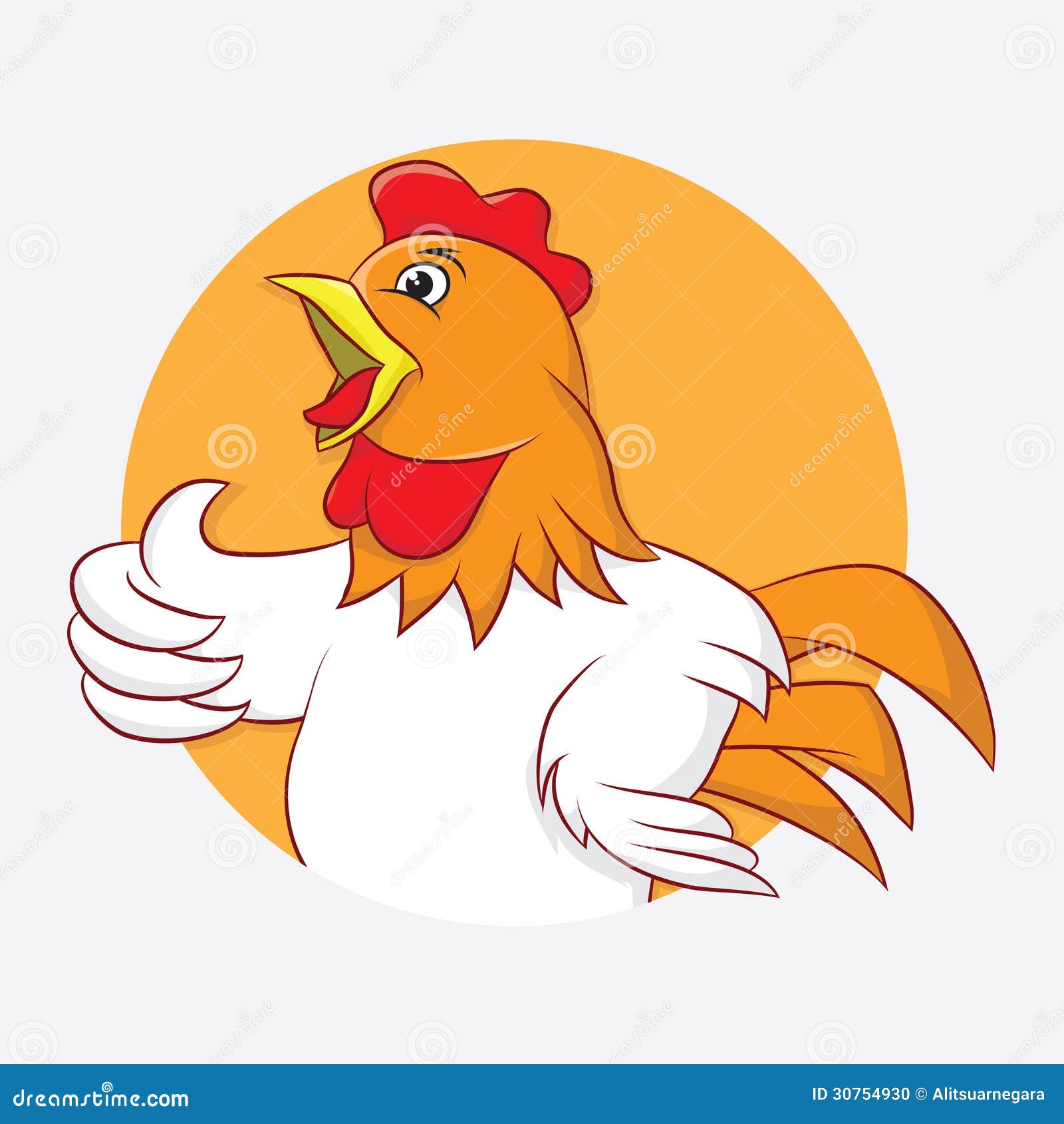 Chicken Circle stock illustration. Illustration of botany - 30754930