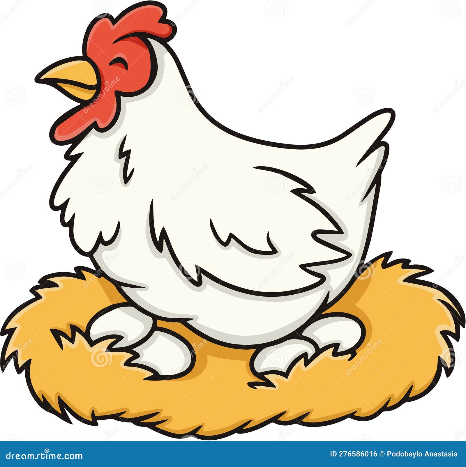 Chicken Clipart Vector stock vector. Illustration of chicken - 276586016