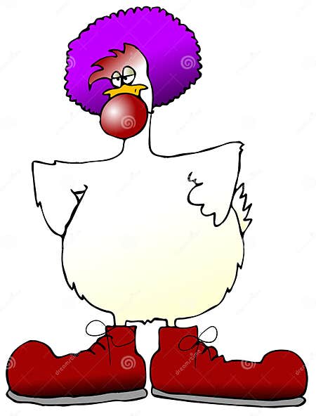 Chicken Clown stock illustration. Illustration of chicken - 6487806