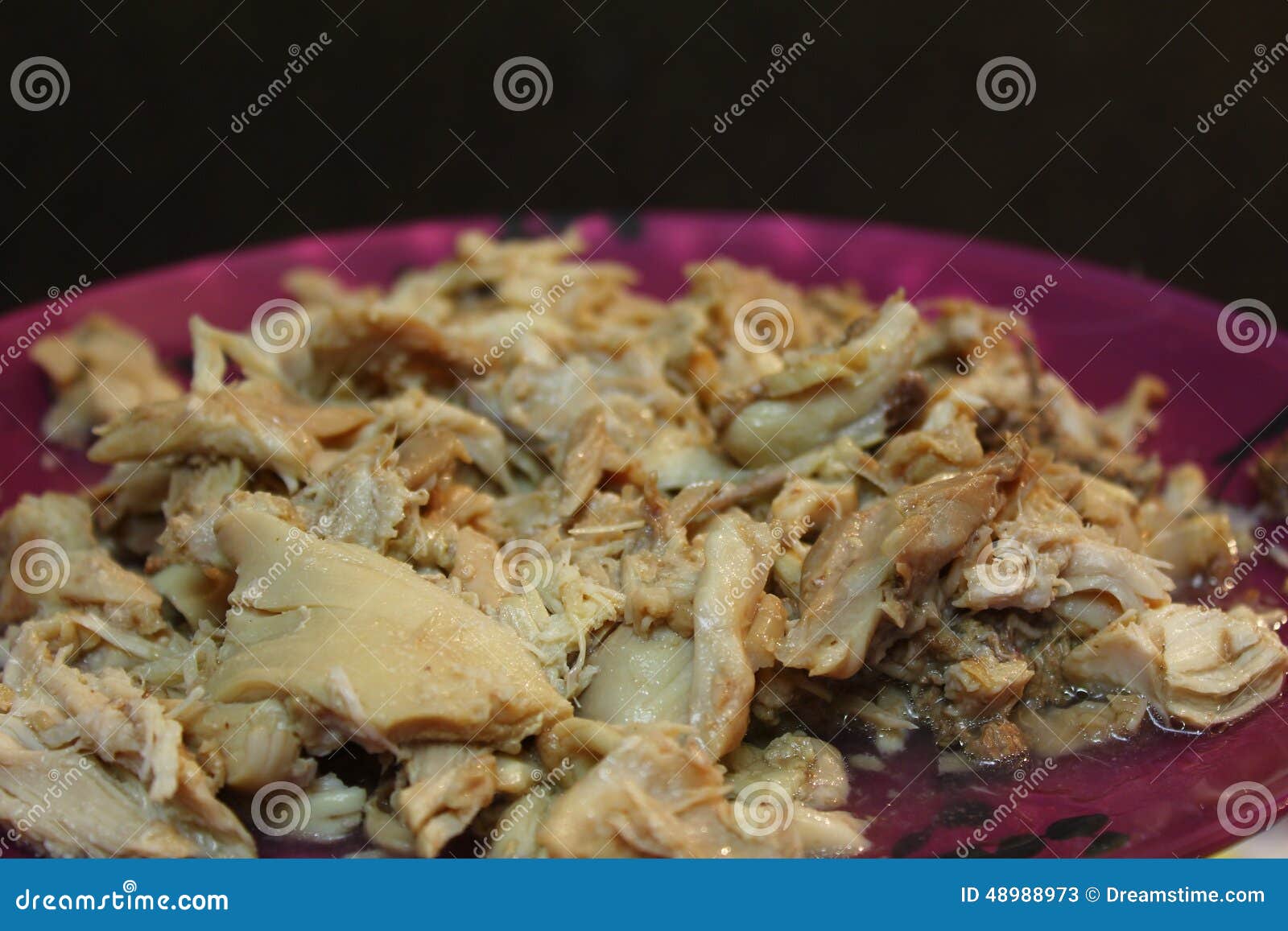Chicken cooked shredded stock image. Image of cooked - 48988973