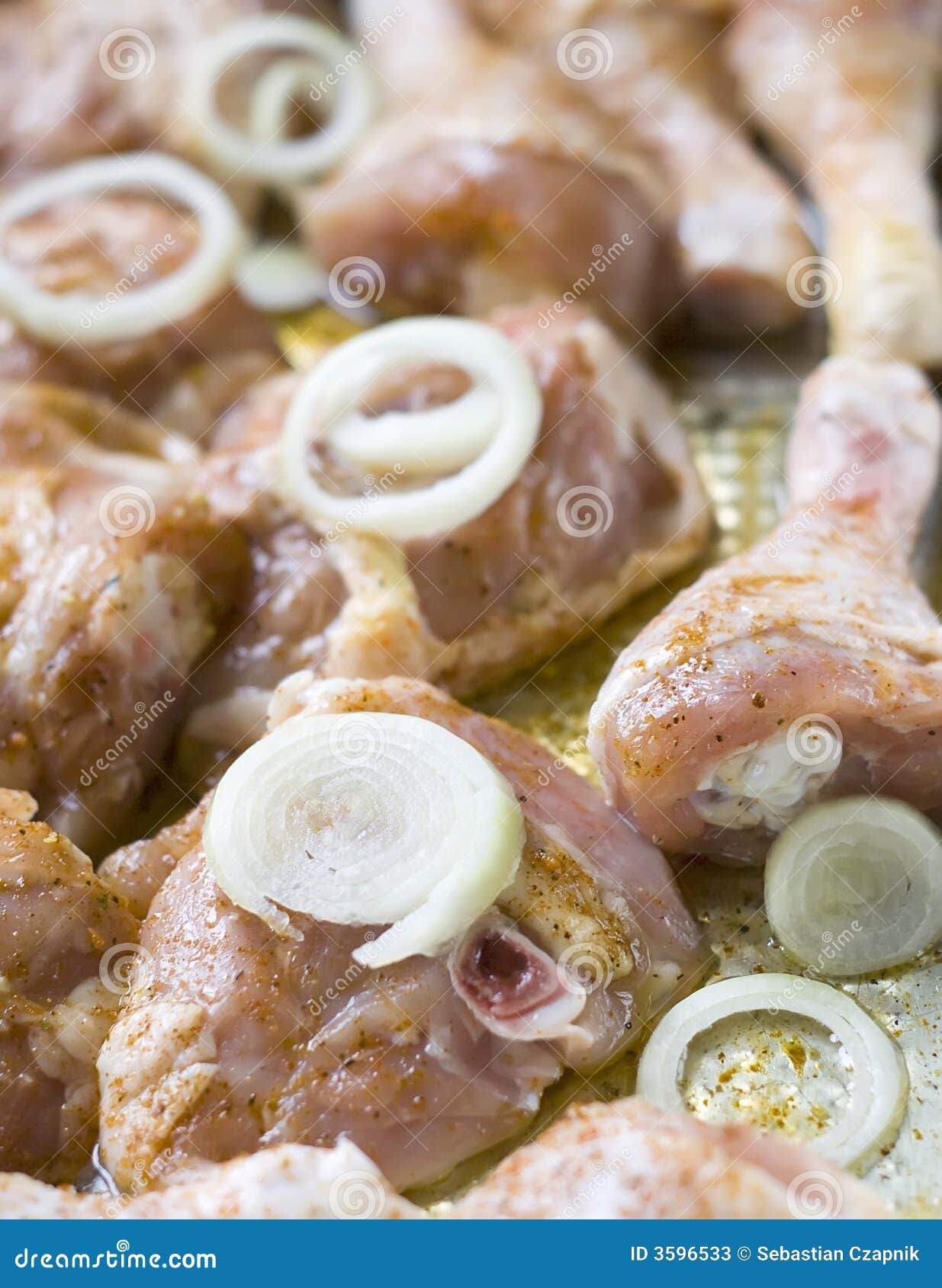 Chicken before cooking stock image. Image of barbeque - 3596533