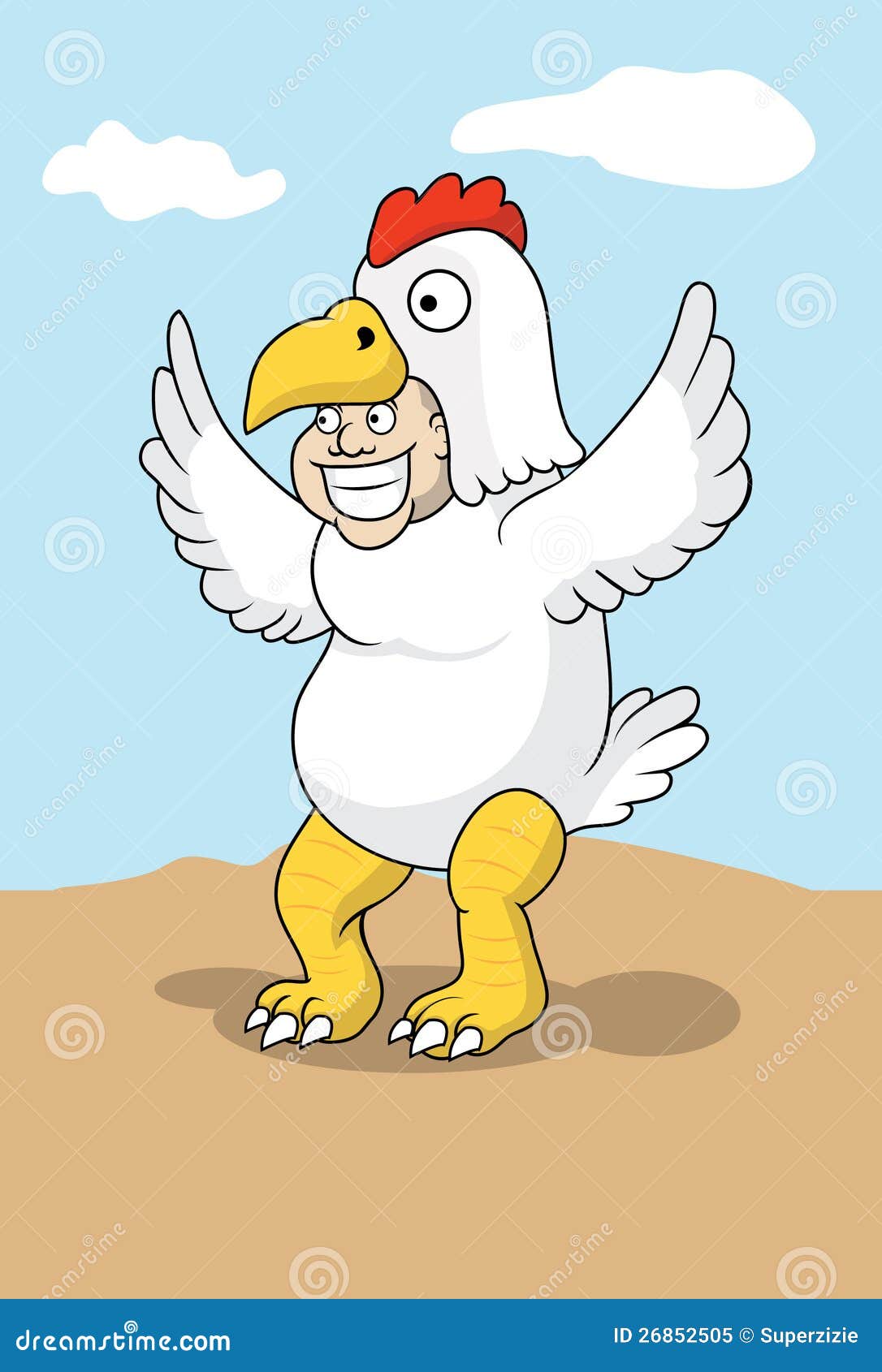 Man Chicken Suit Stock Illustrations – 107 Man Chicken Suit Stock ...