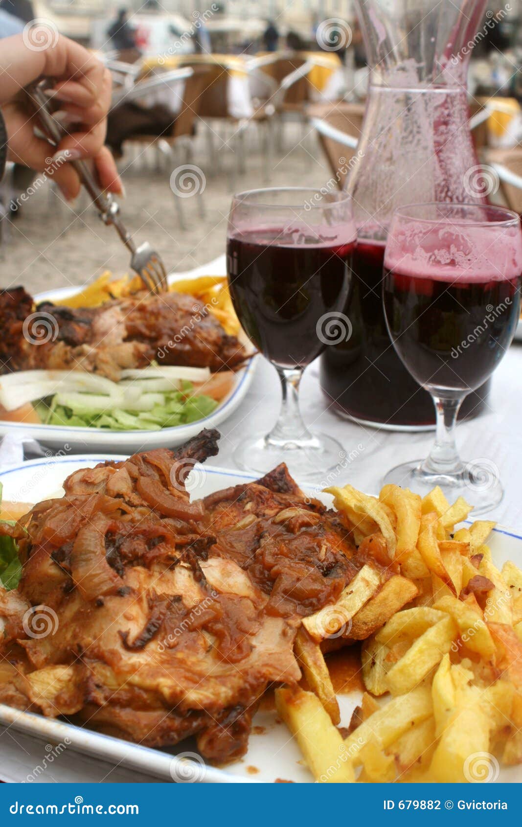 Chicken dinner stock photo. Image of catering, health, cooking - 679882