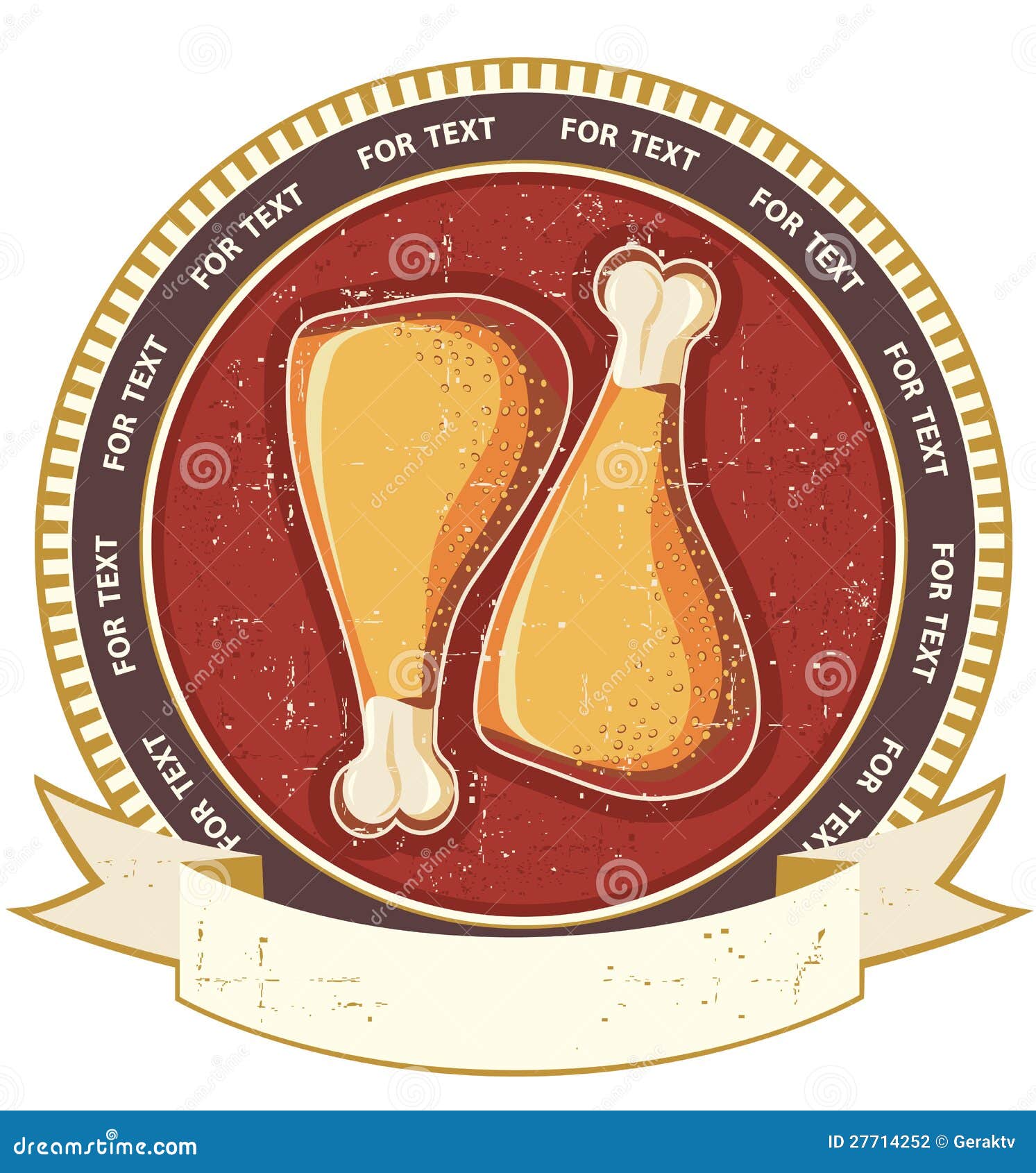 Vintage Meat Store And Butchery Badge, Label, Logo Vector Illustration ... Vintage Meat Store And Butchery Badge, Label, Logo Vector Illustration ...
