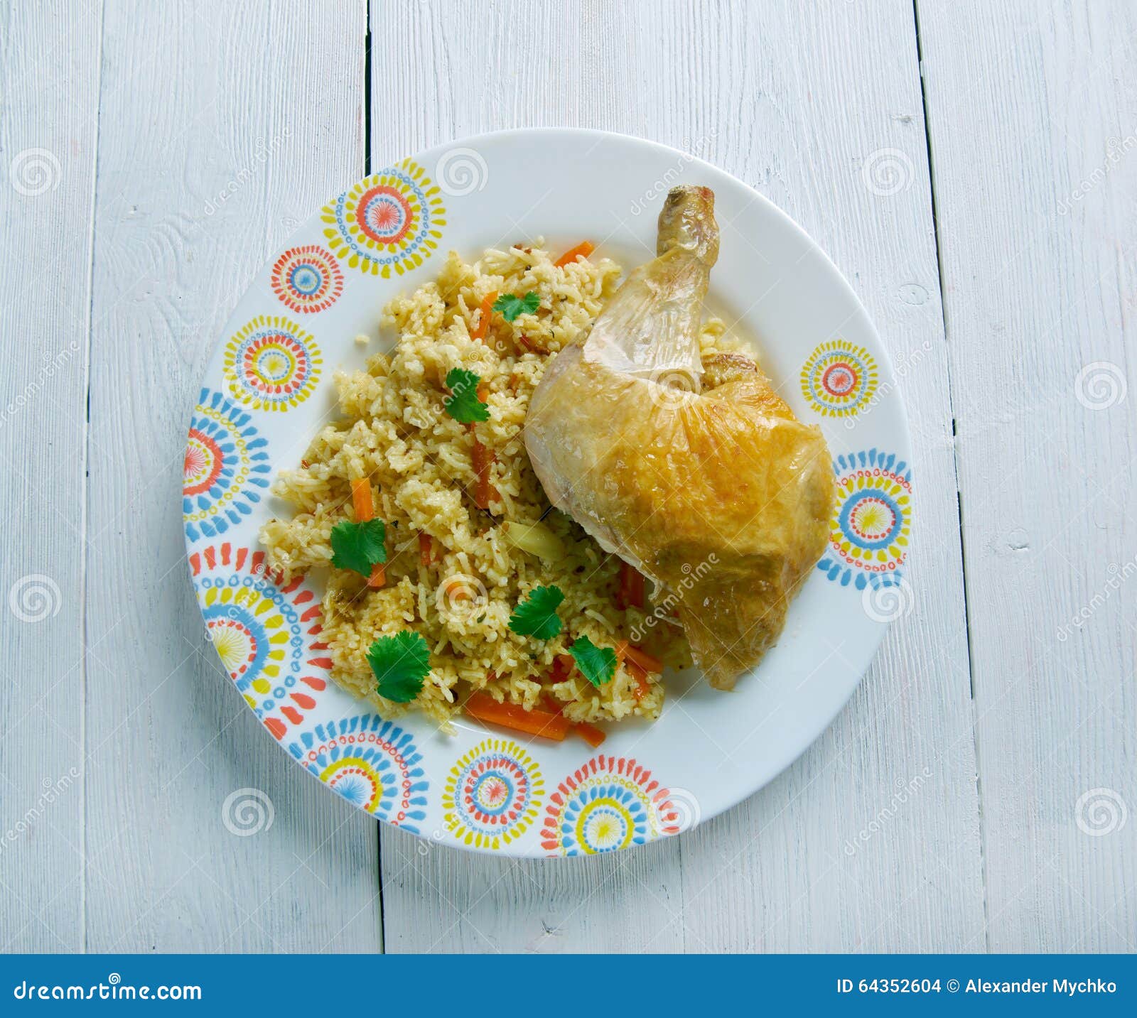 Kapsa Chicken Rice Recipe Stock Image | CartoonDealer.com #68262187