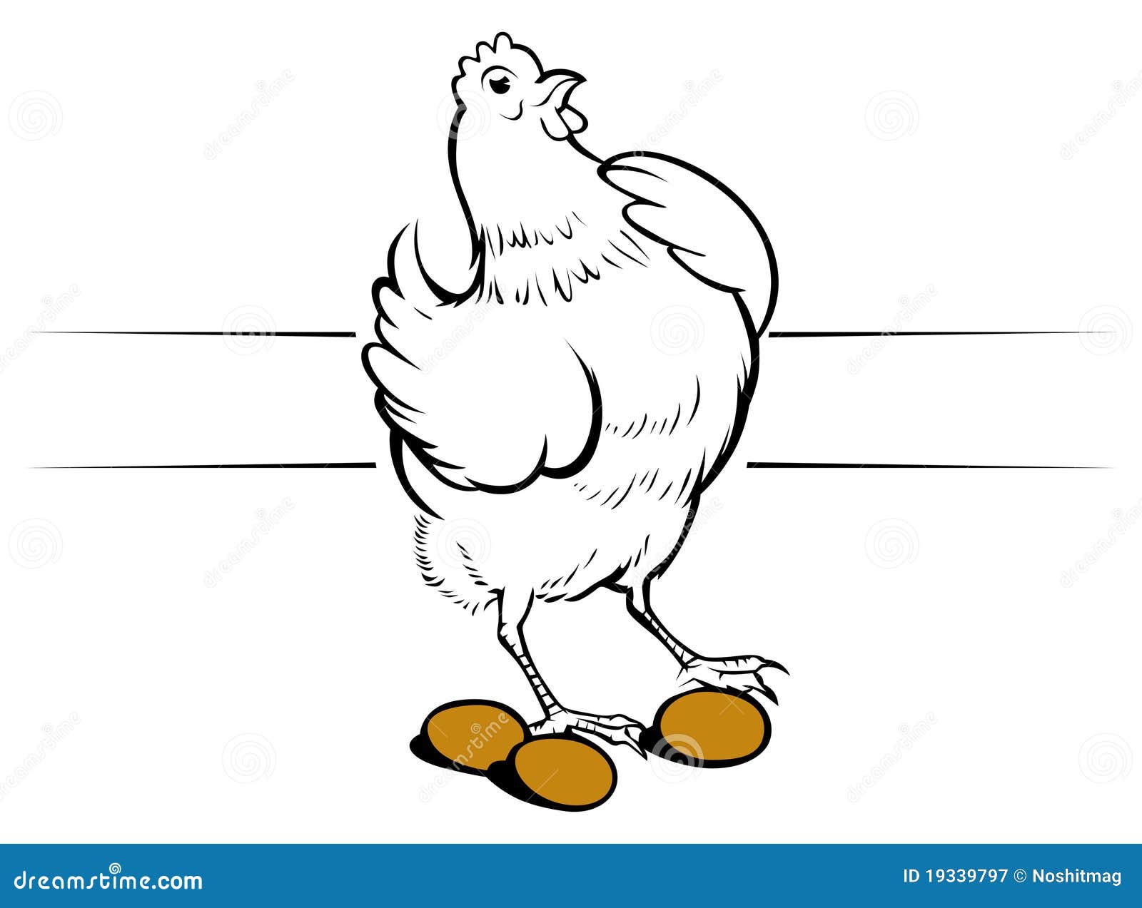 Evil Chicken Face Cartoon Slim Foxy Cunning Crafty Bird Head Vector ...