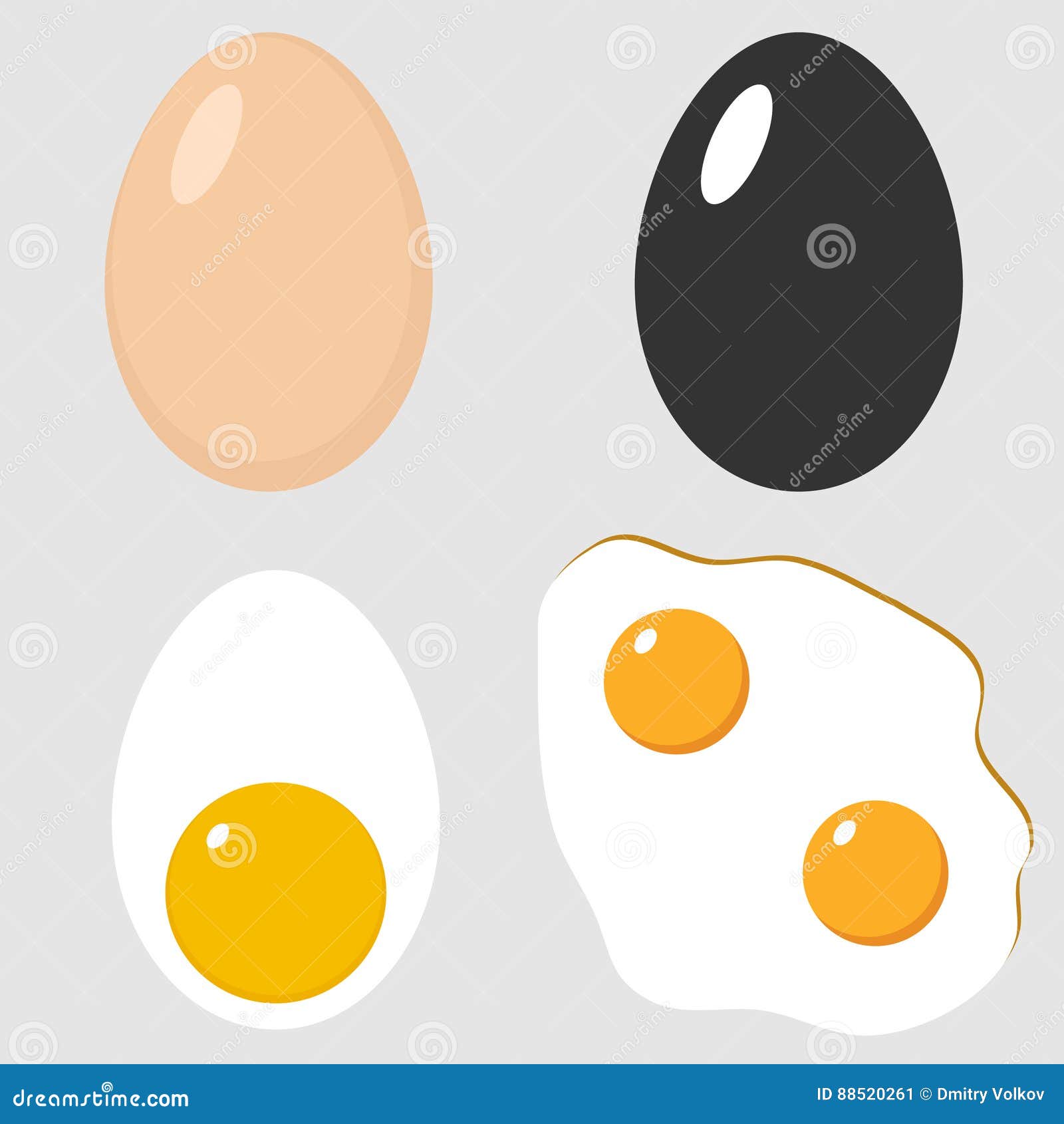 Chicken egg icon stock vector. Illustration of holiday - 88520261